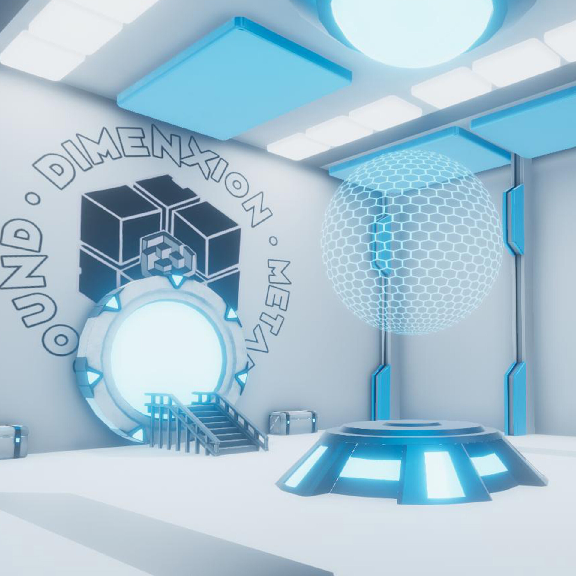 ArtStation - Dimenxion Lobby Area - Metaverse App