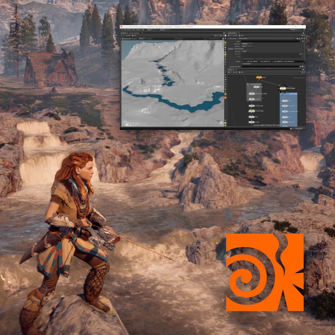ArtStation - River Tools in Horizon Zero Dawn - Houdini Tutorial