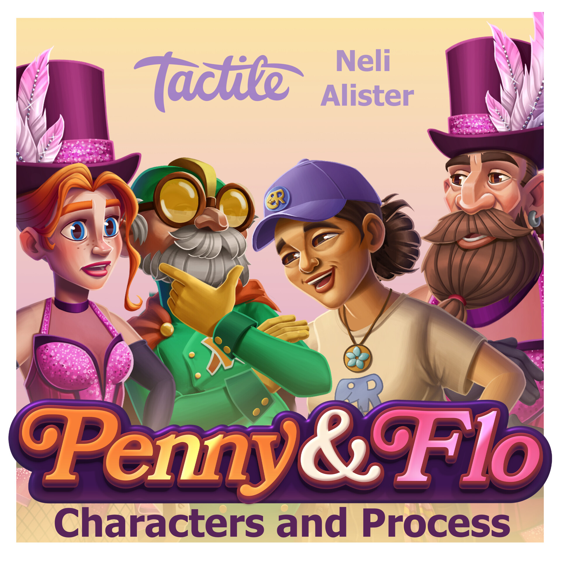 ArtStation - Penny and Flo Characters I worked on