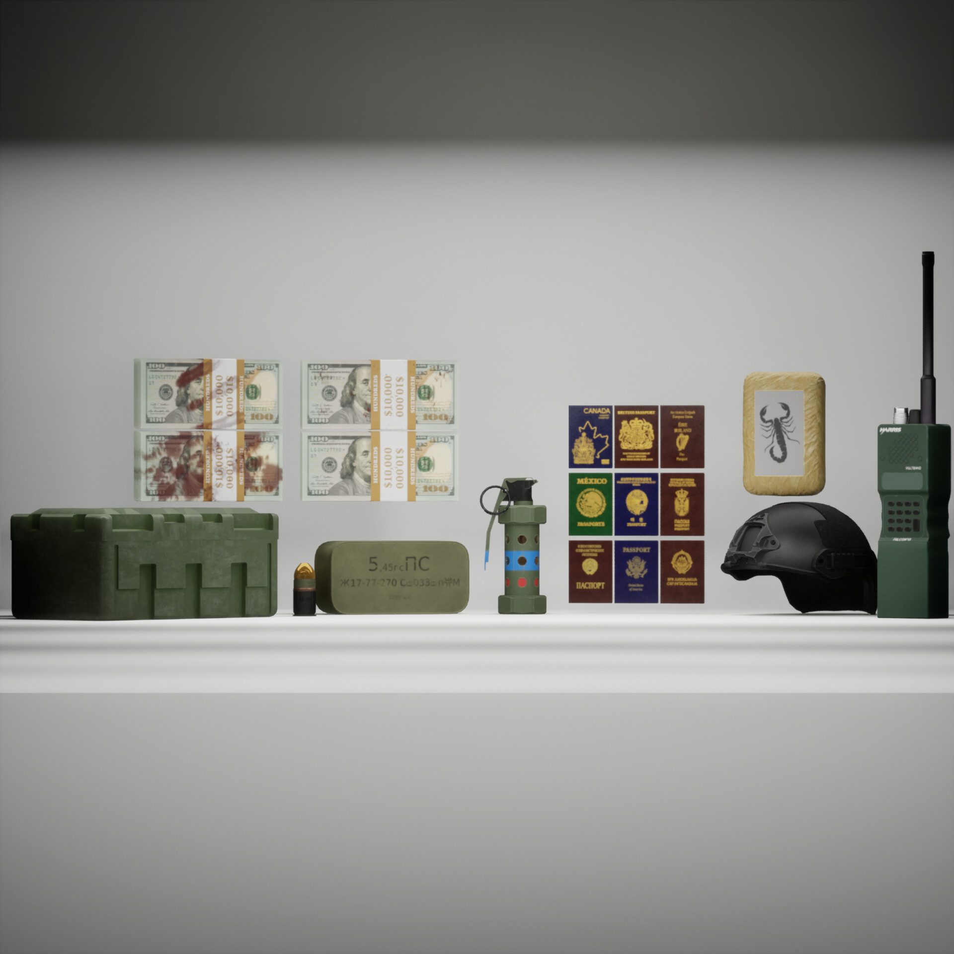 ArtStation - Hard Surface Modelling Examples