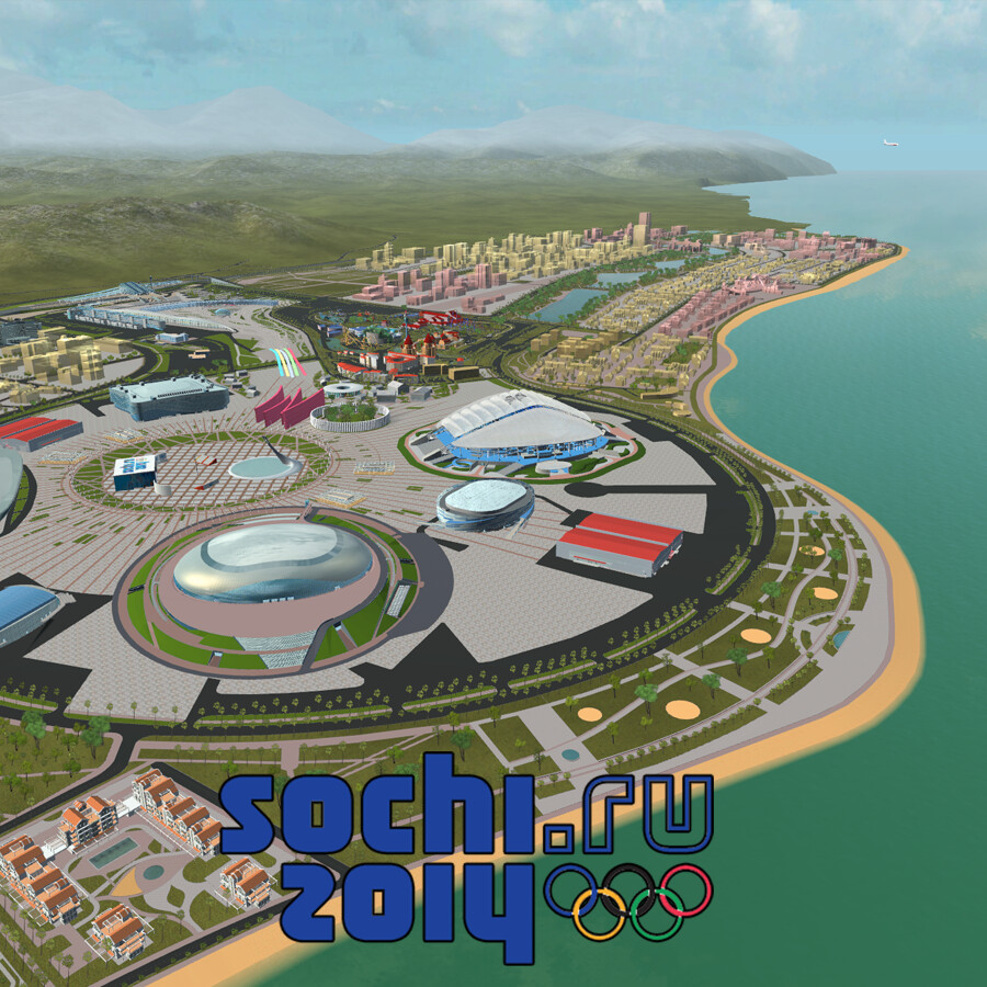 ArtStation - Sochi realtime visualisation