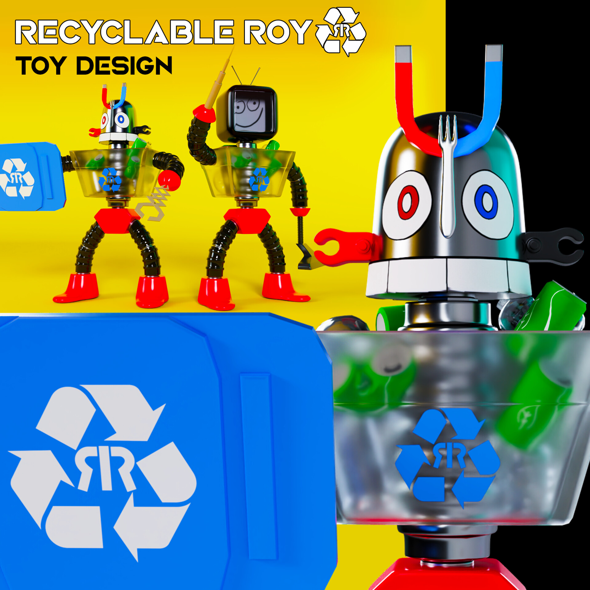 ArtStation - Recyclable Roy - Toy Design (2023-2024)