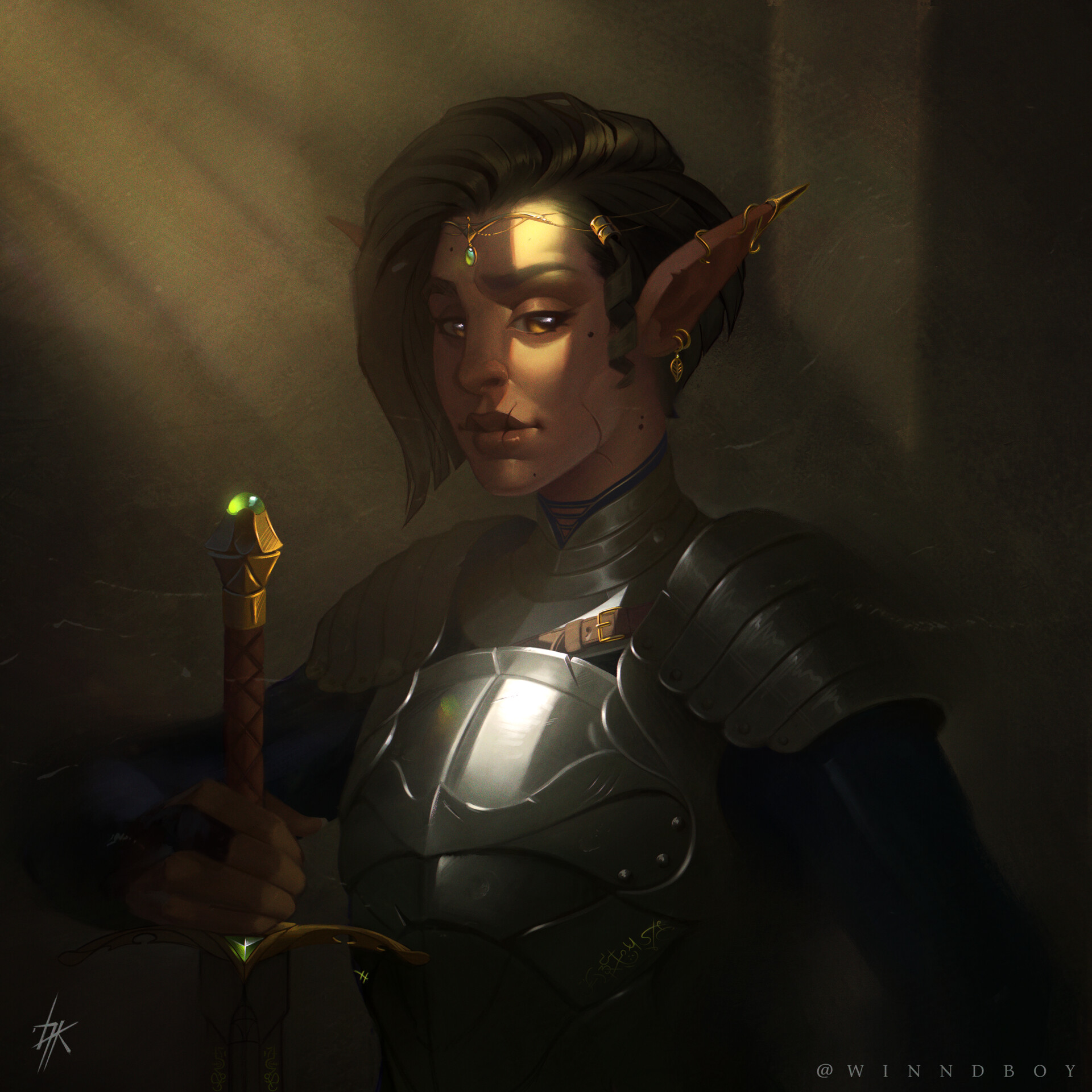 ArtStation - Elf's Flowering