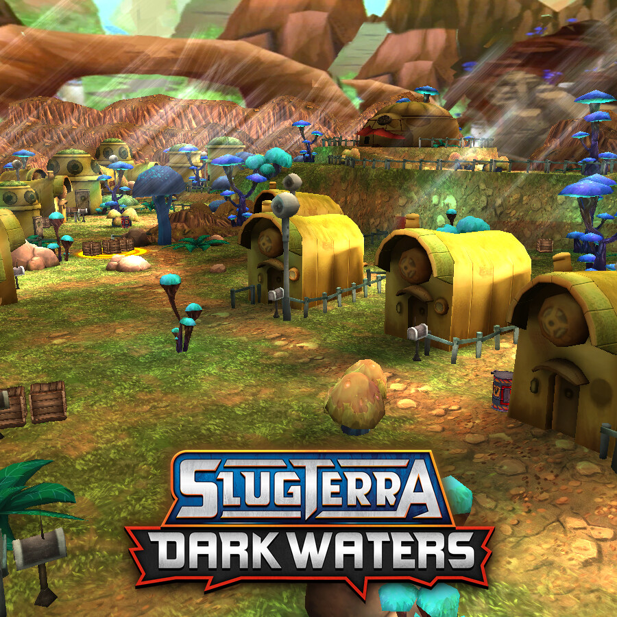 ArtStation - Slugterra mobile environment design