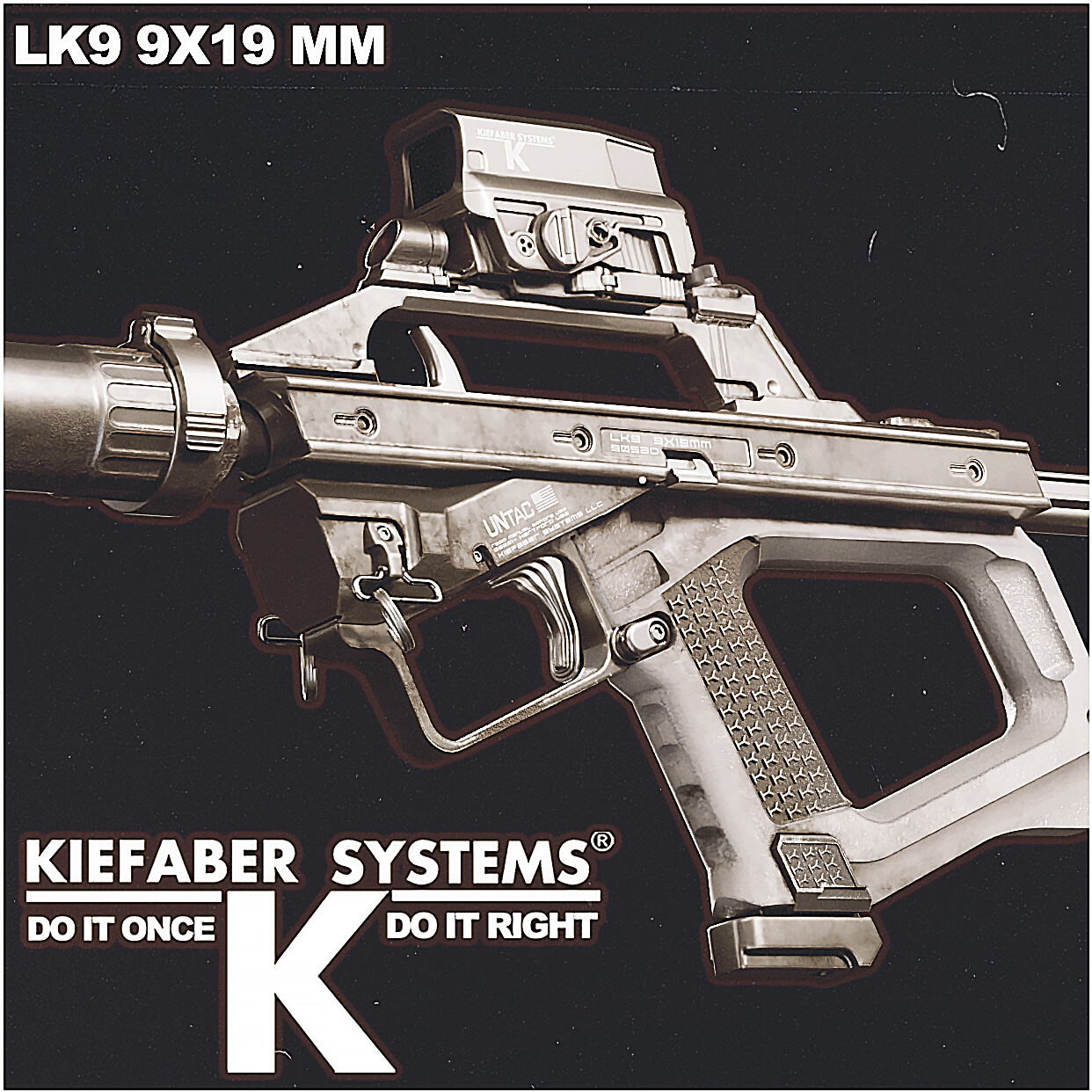 ArtStation - Kiefaber Systems- LK9 9x19mm PDW