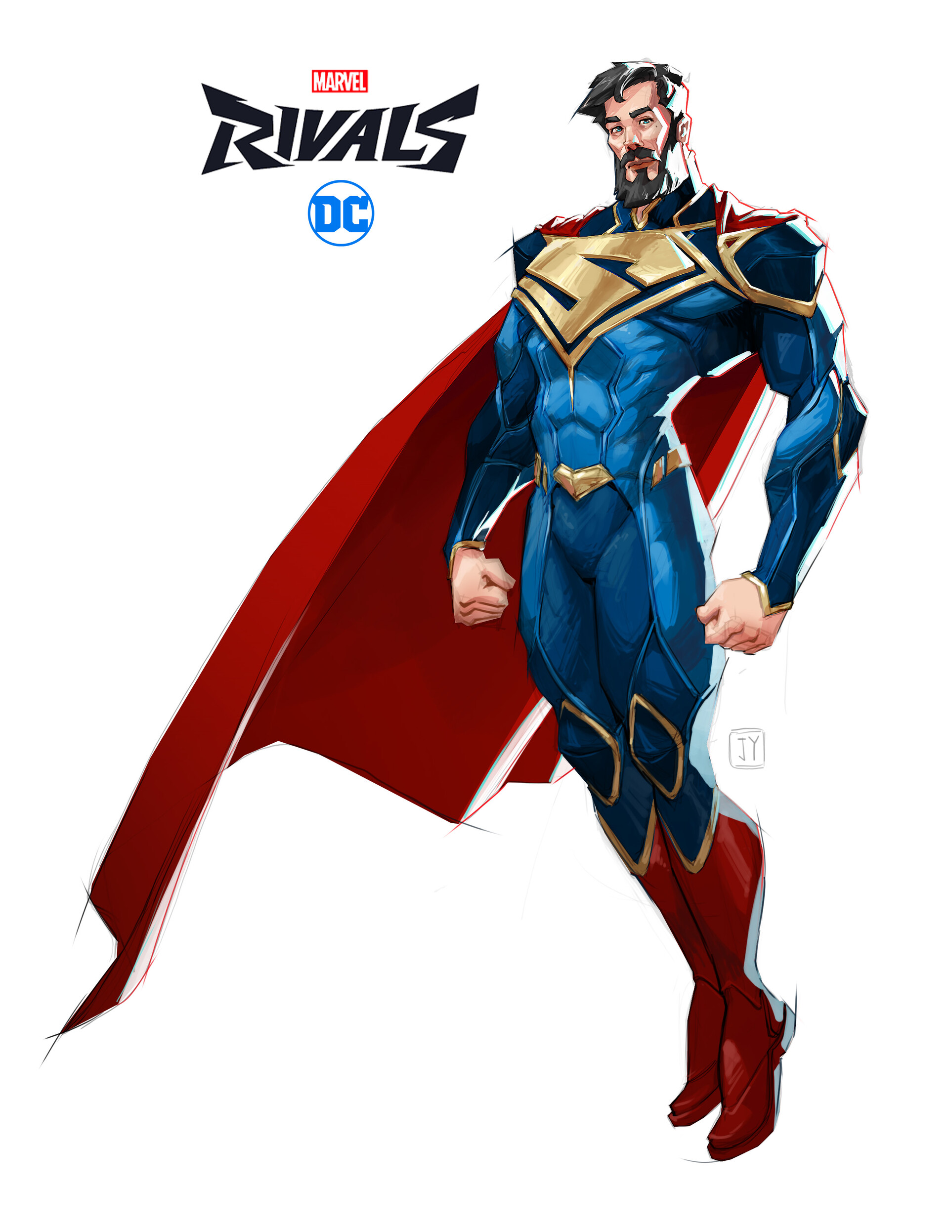 ArtStation - SUPER MAN Marval Rivals DC Fan art