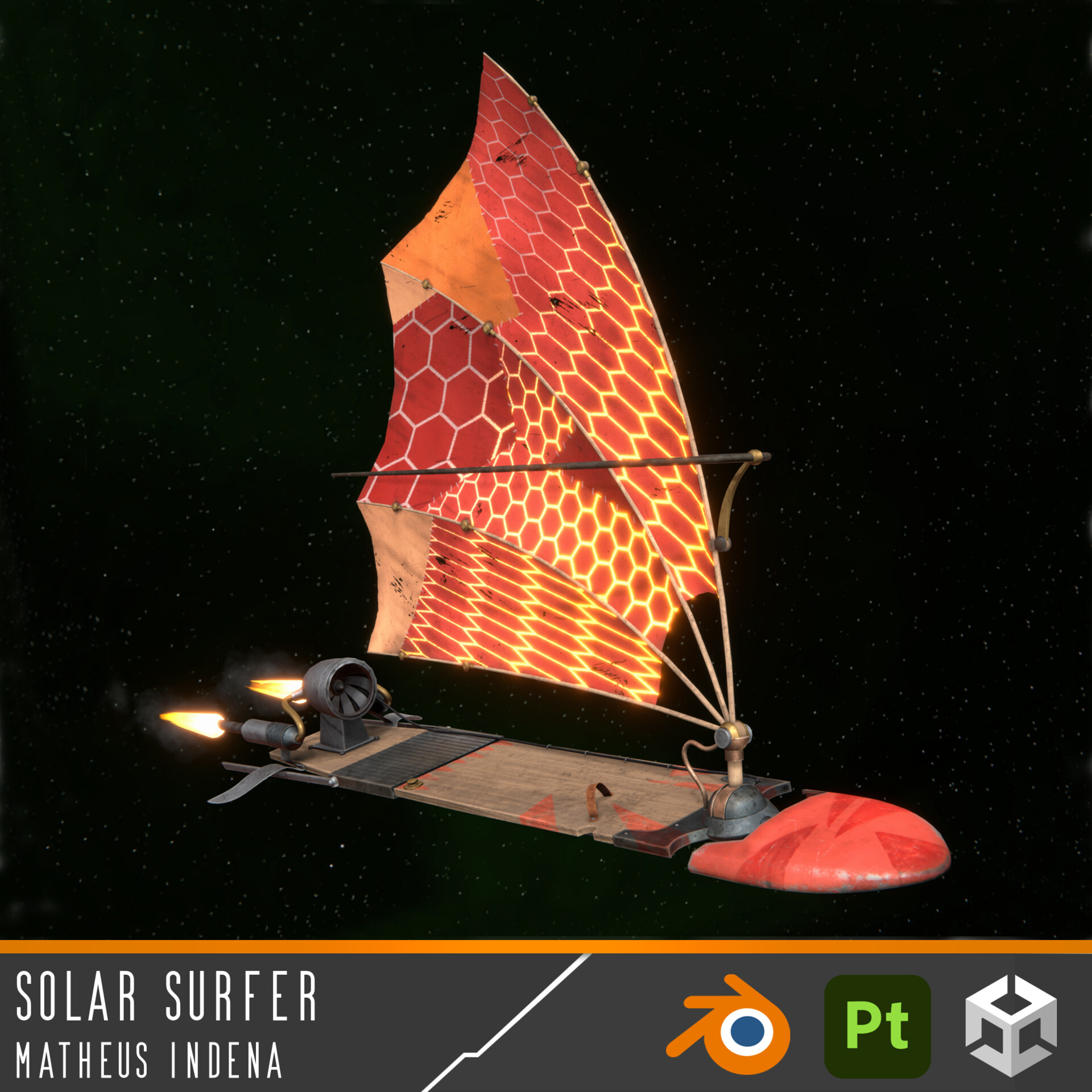 ArtStation - Solar Surfer