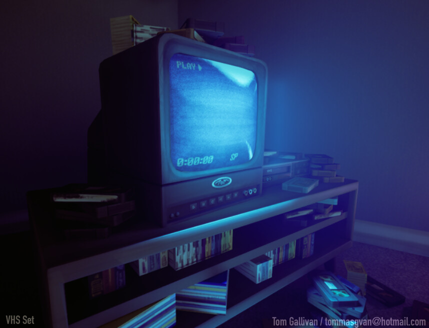 ArtStation - VHS TV Set