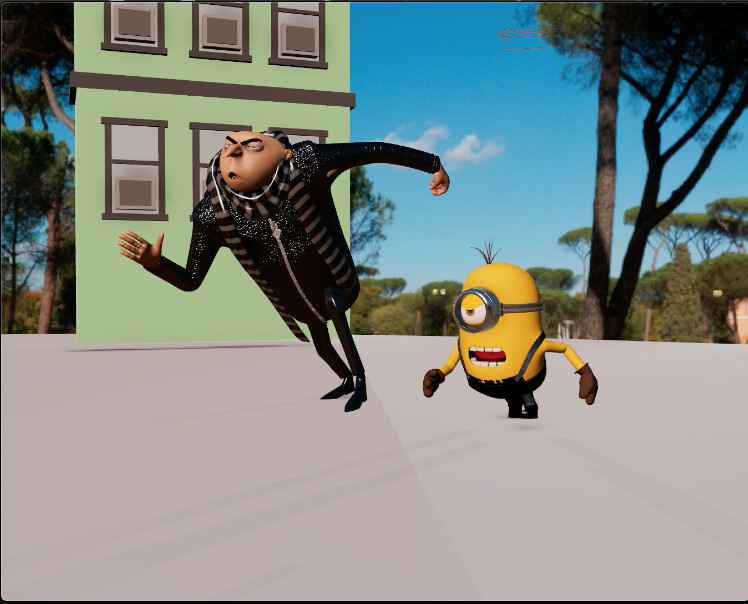 ArtStation - Combat animation for gnomon workshop/ 3D Animation/ Minion ...