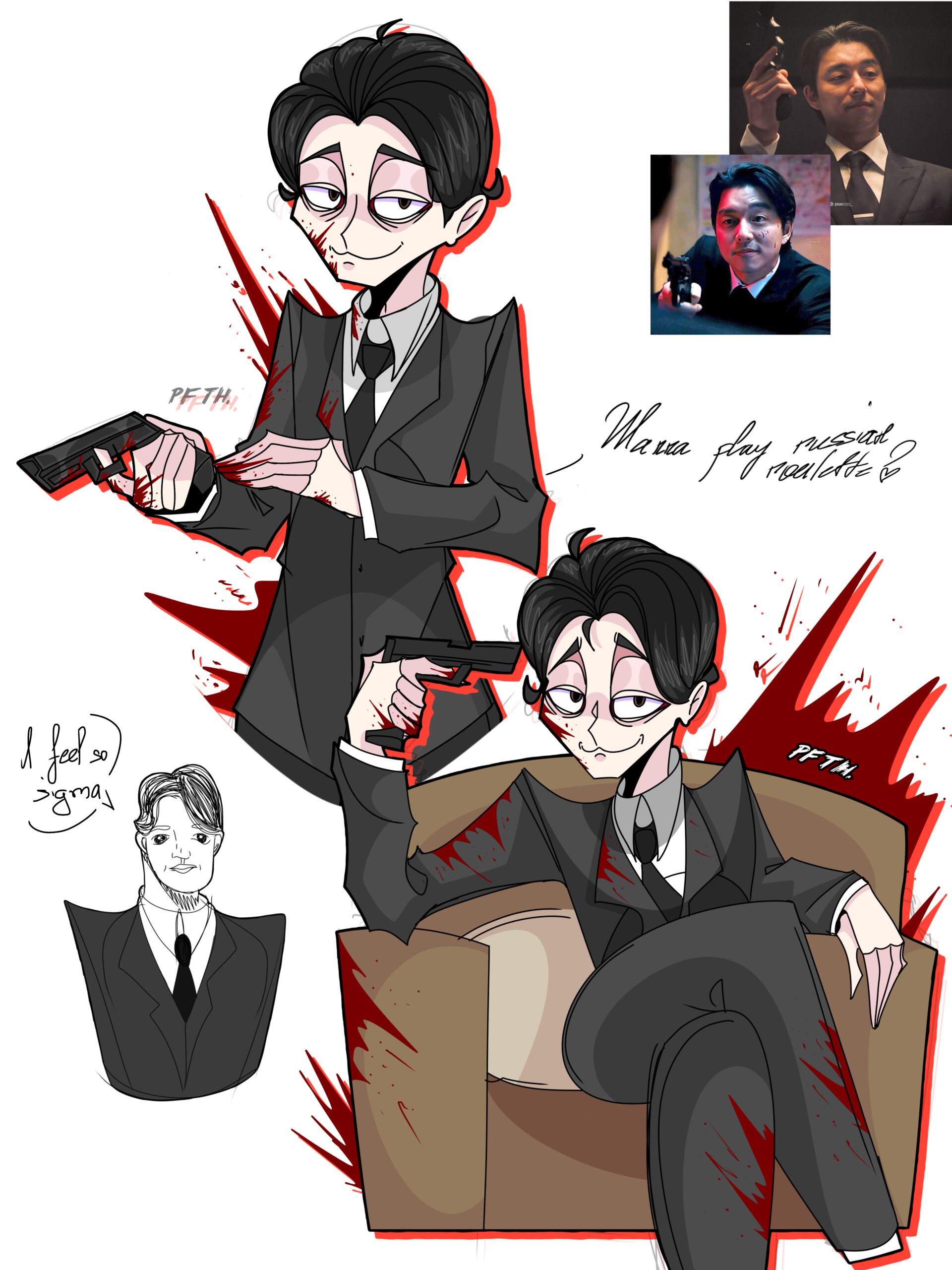 ArtStation - Salesman from Squid Game