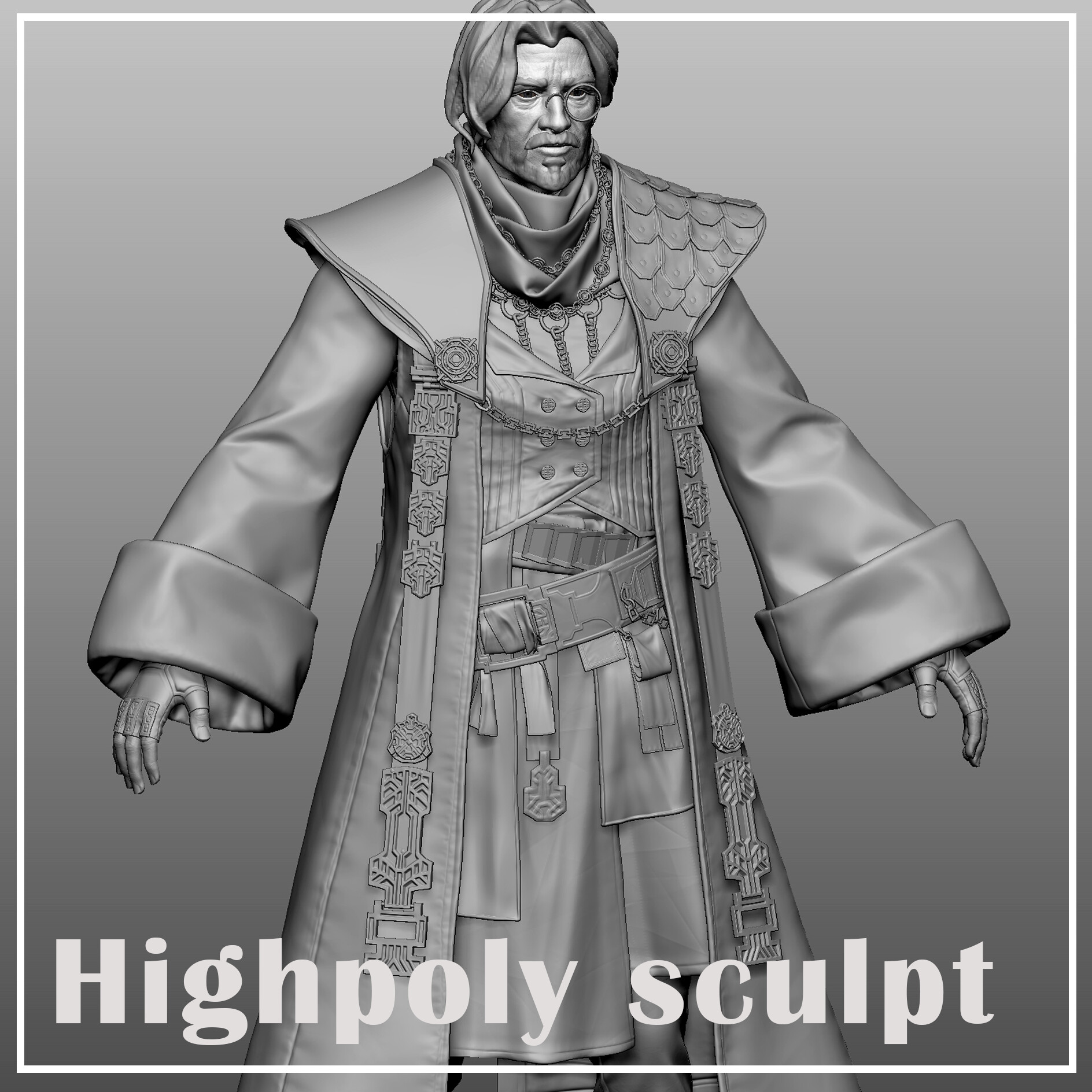 ArtStation - Caster - Highpoly