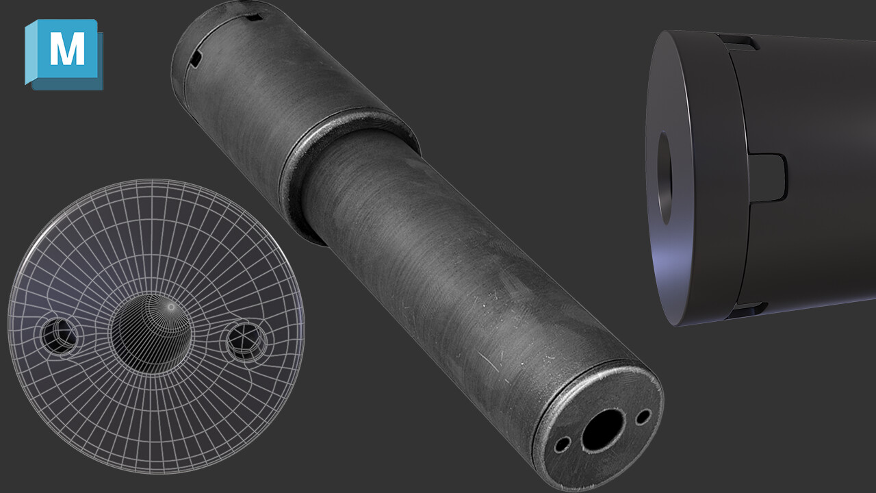 ArtStation - Clean Topology for Hard Surface Models in Maya