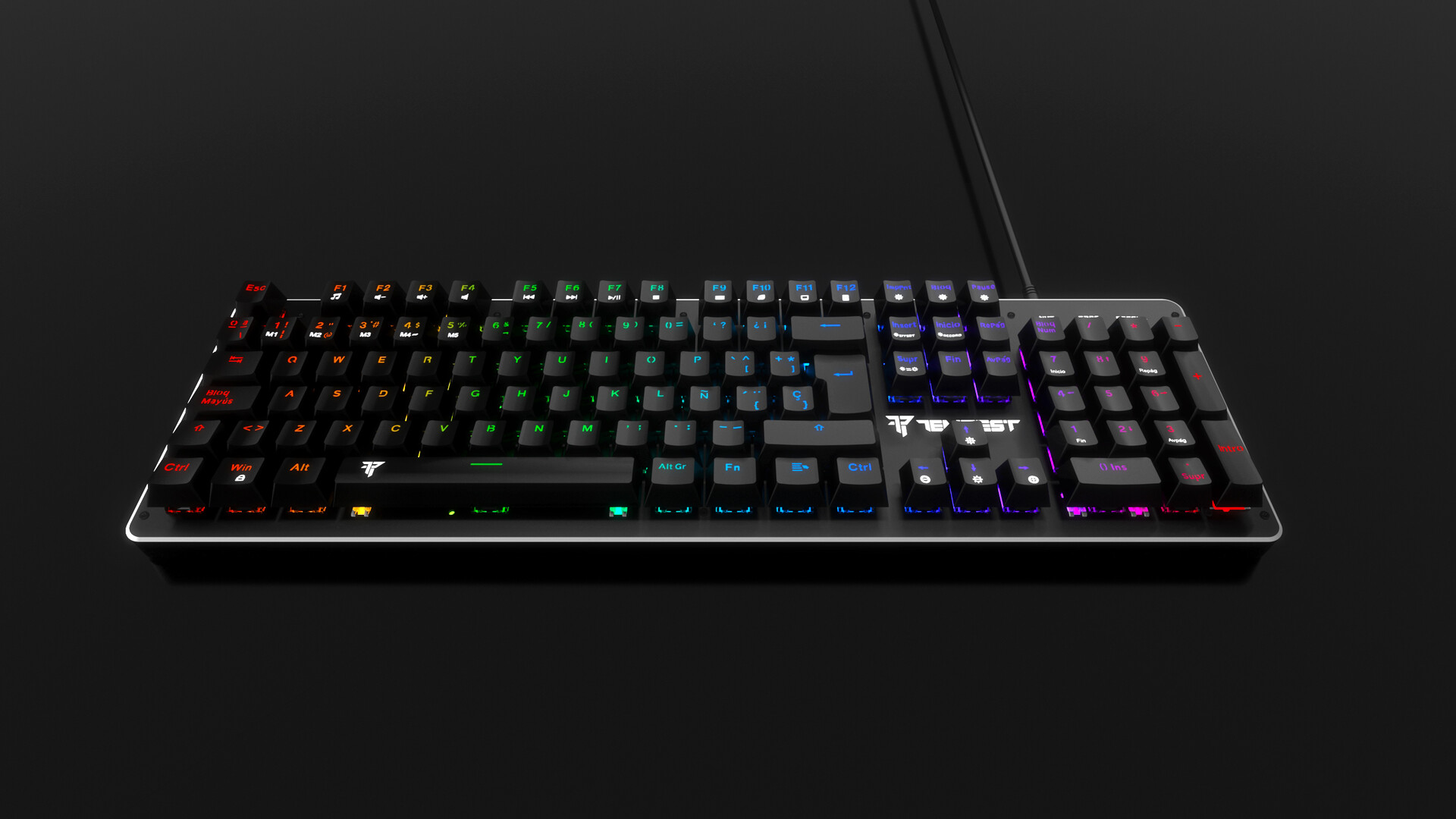 ArtStation - Art of Advertising: 3D Visualization of Tempest Keyboard