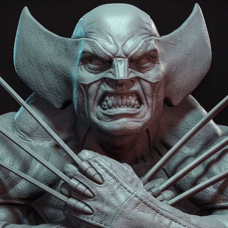 ArtStation - Wolverine Bust