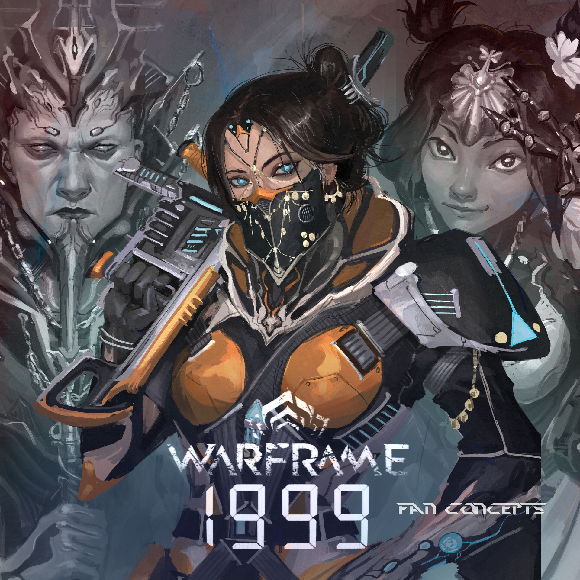 ArtStation - Proto Yareli, Protea, Harrow Warframe 1999 fan art/ concept
