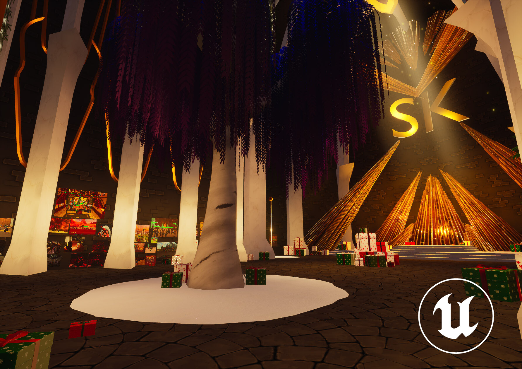 ArtStation - Sleepless Knights guild world