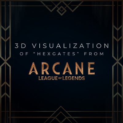ArtStation - "Hexgates" from "Arcane: League of Legends".