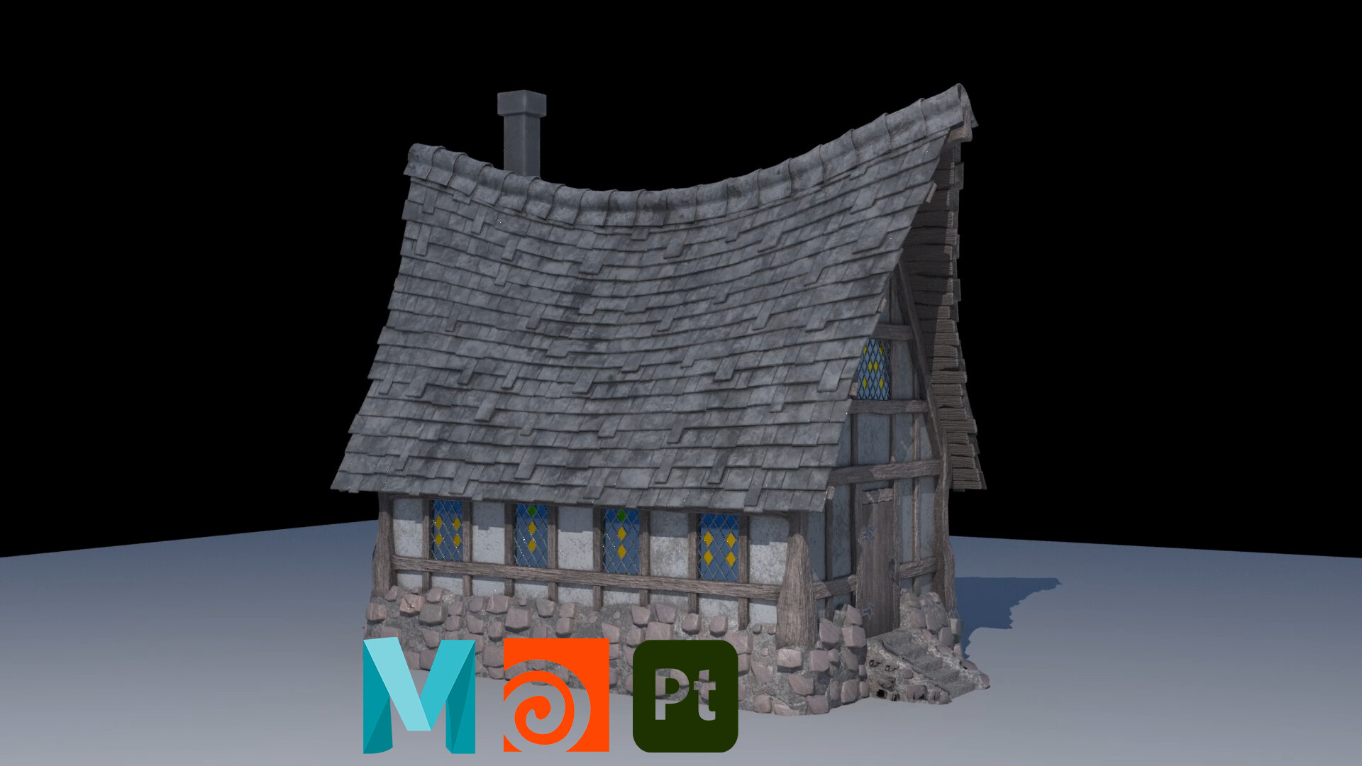 ArtStation - medieval fantasy house test 1- fable 2 inspired