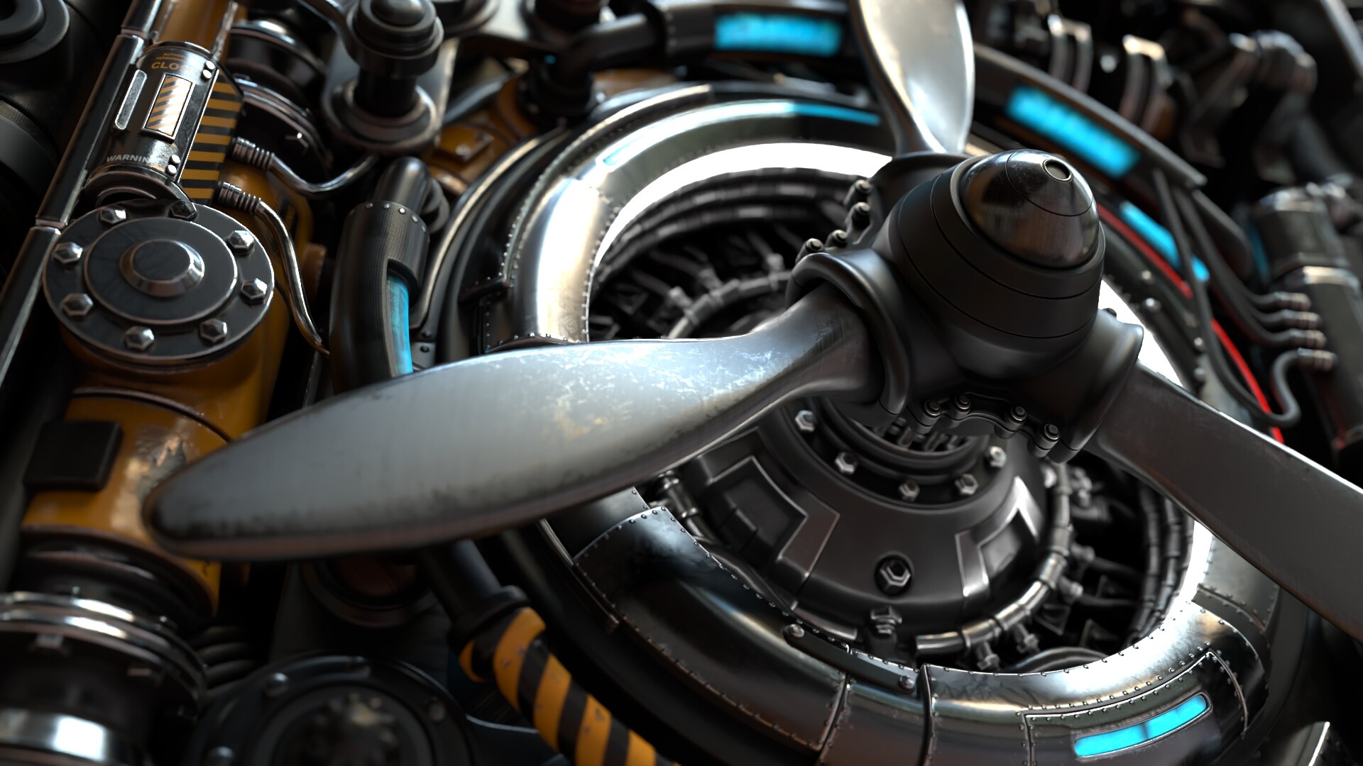 ArtStation - Aircraft Inspired Composition