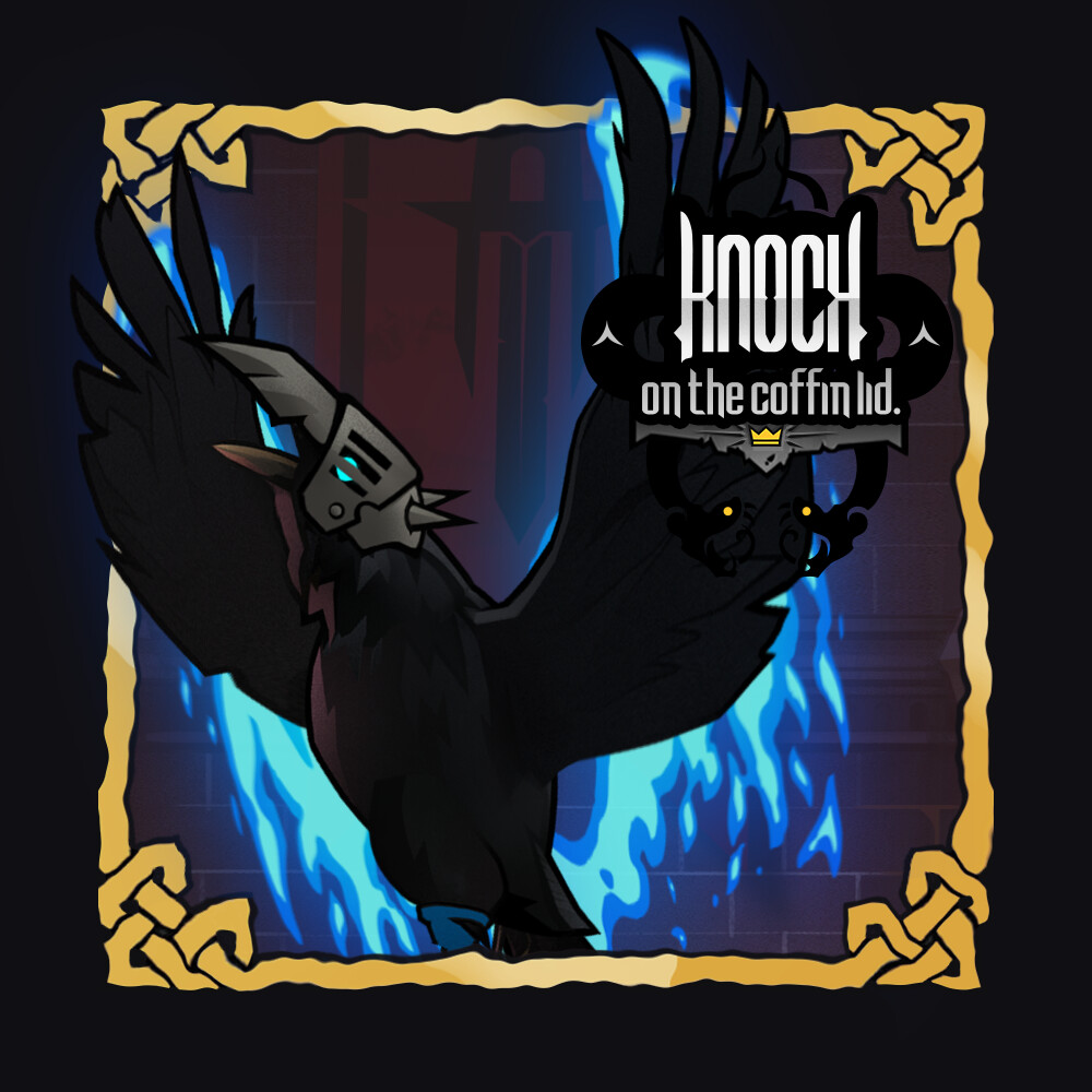 ArtStation - CROW the wizard. character animation for KnockOnTheCoffinLid