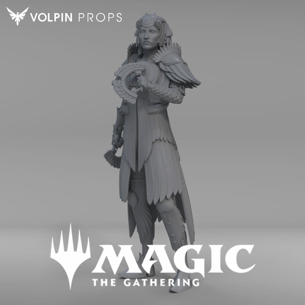 ArtStation - MTG Huatli Sculpture
