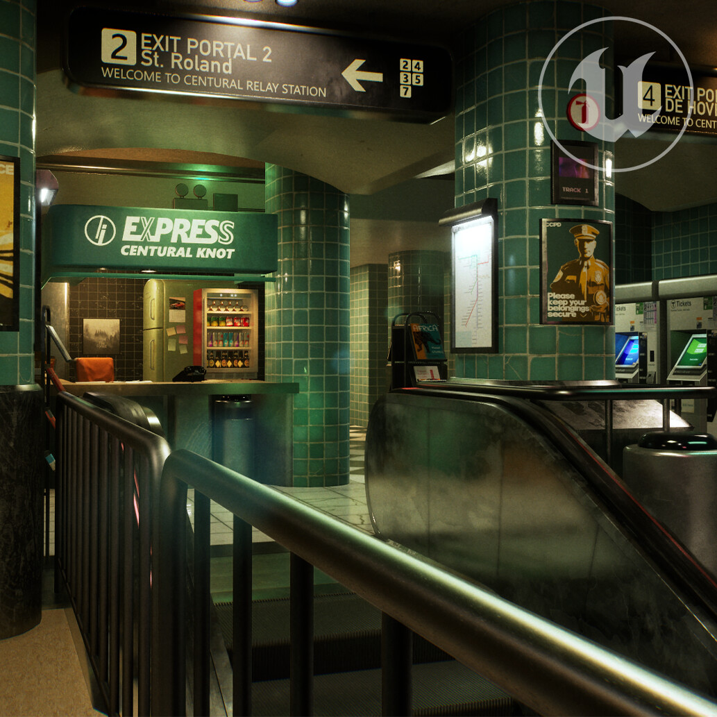 ArtStation - Metro Station