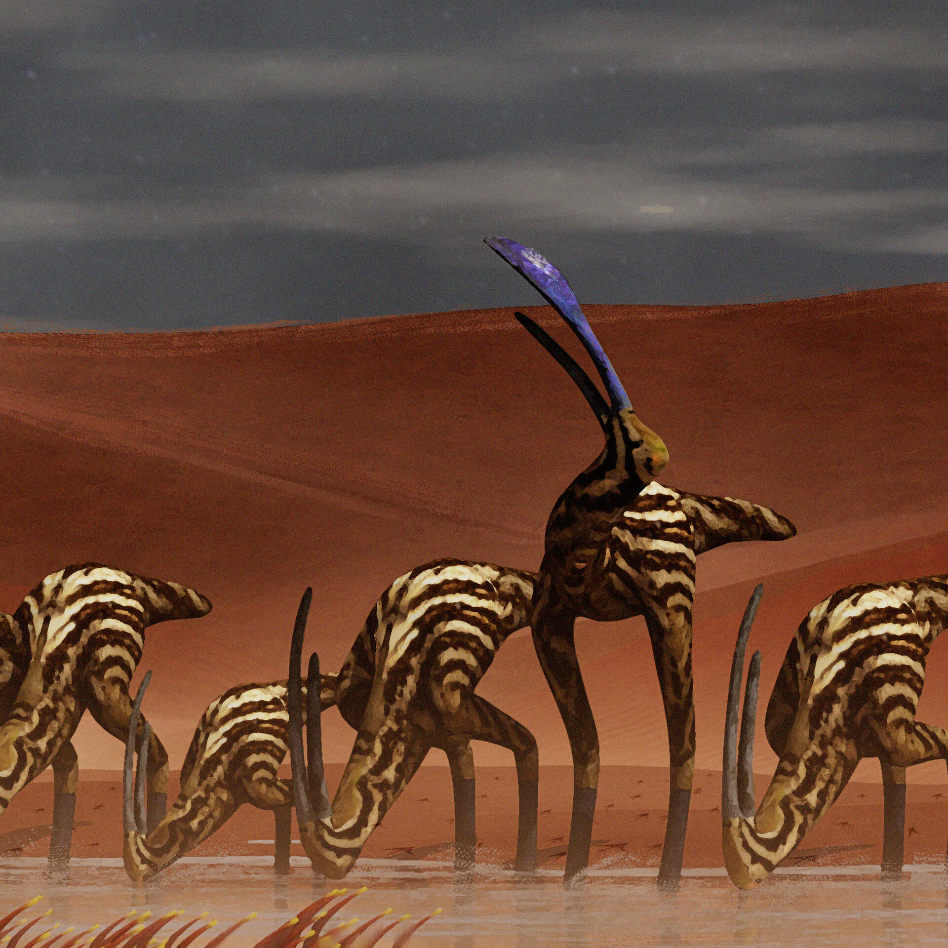 ArtStation - Saturnian Safari I