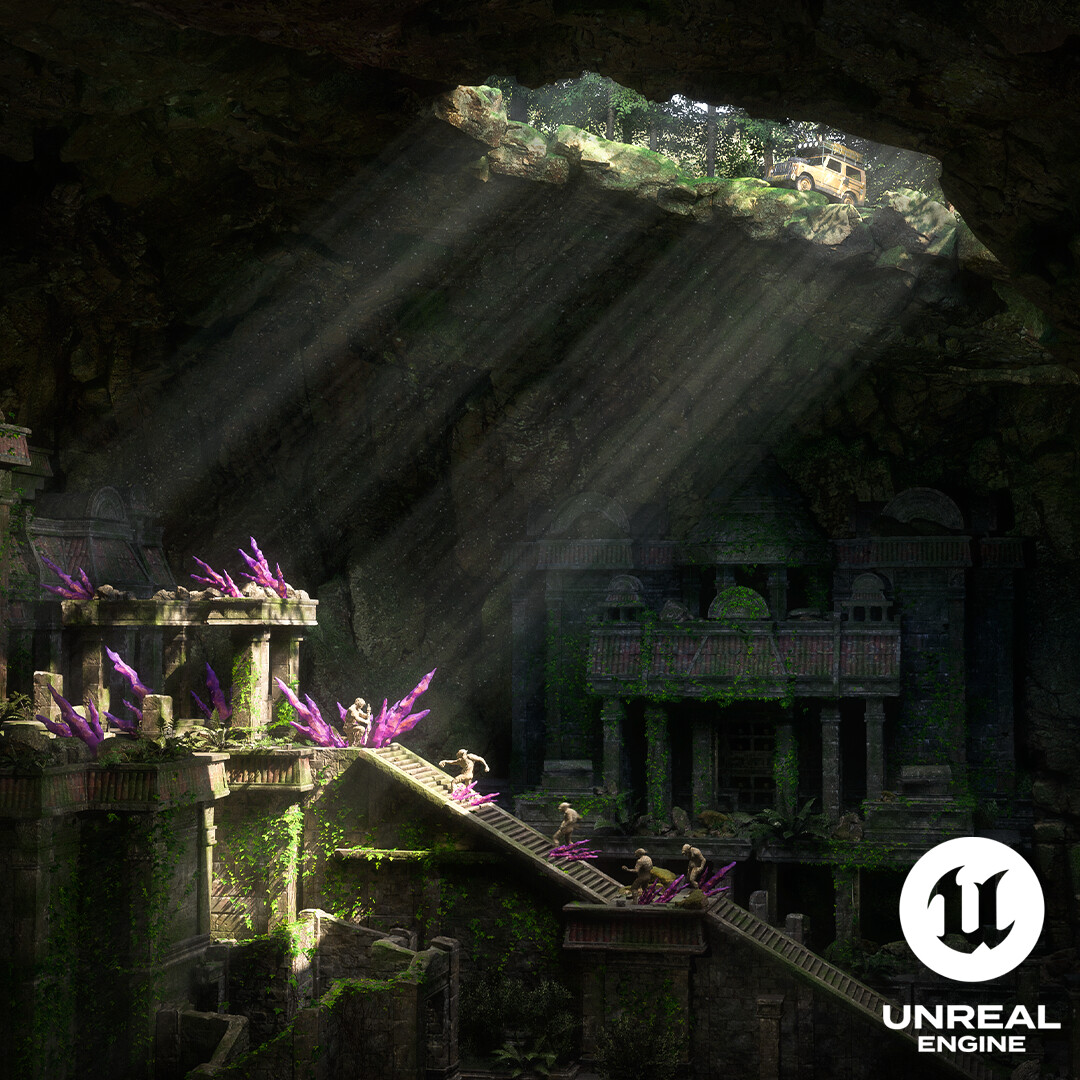 ArtStation - Secrets Of The Luminara - Kitbash3D Challenge