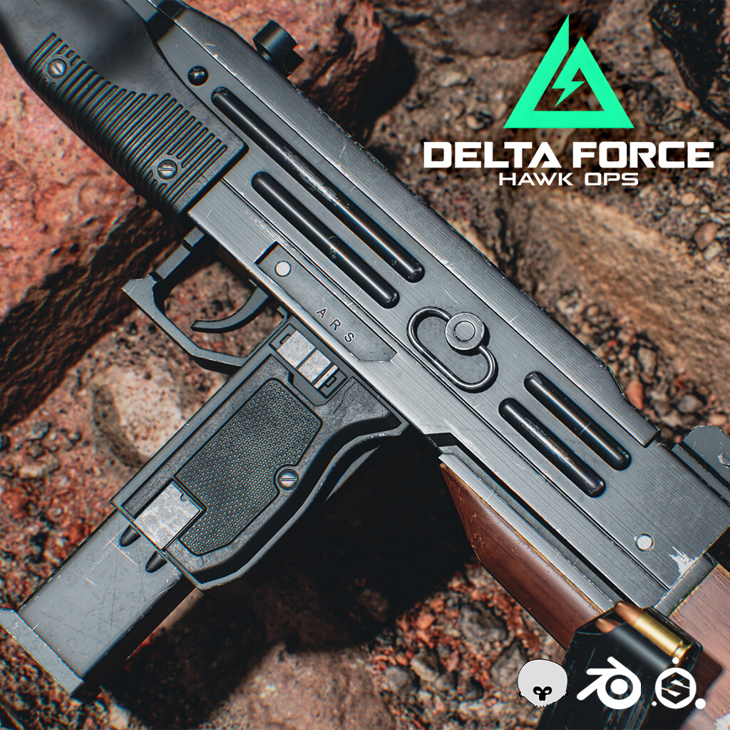 ArtStation - UZI Submachine gun