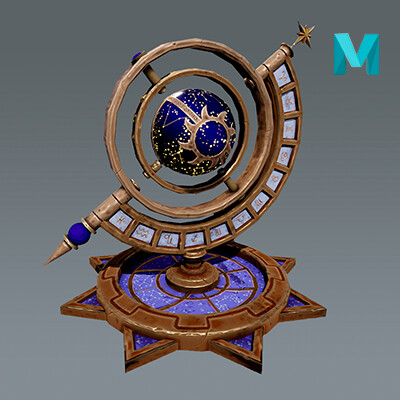 ArtStation - Fantasy Armilary Sphere