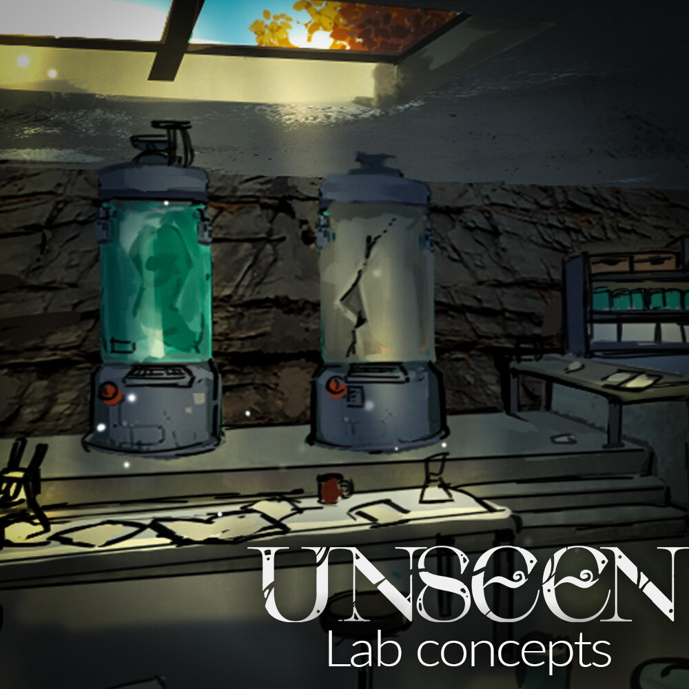 ArtStation - laboratory-concept art unseen
