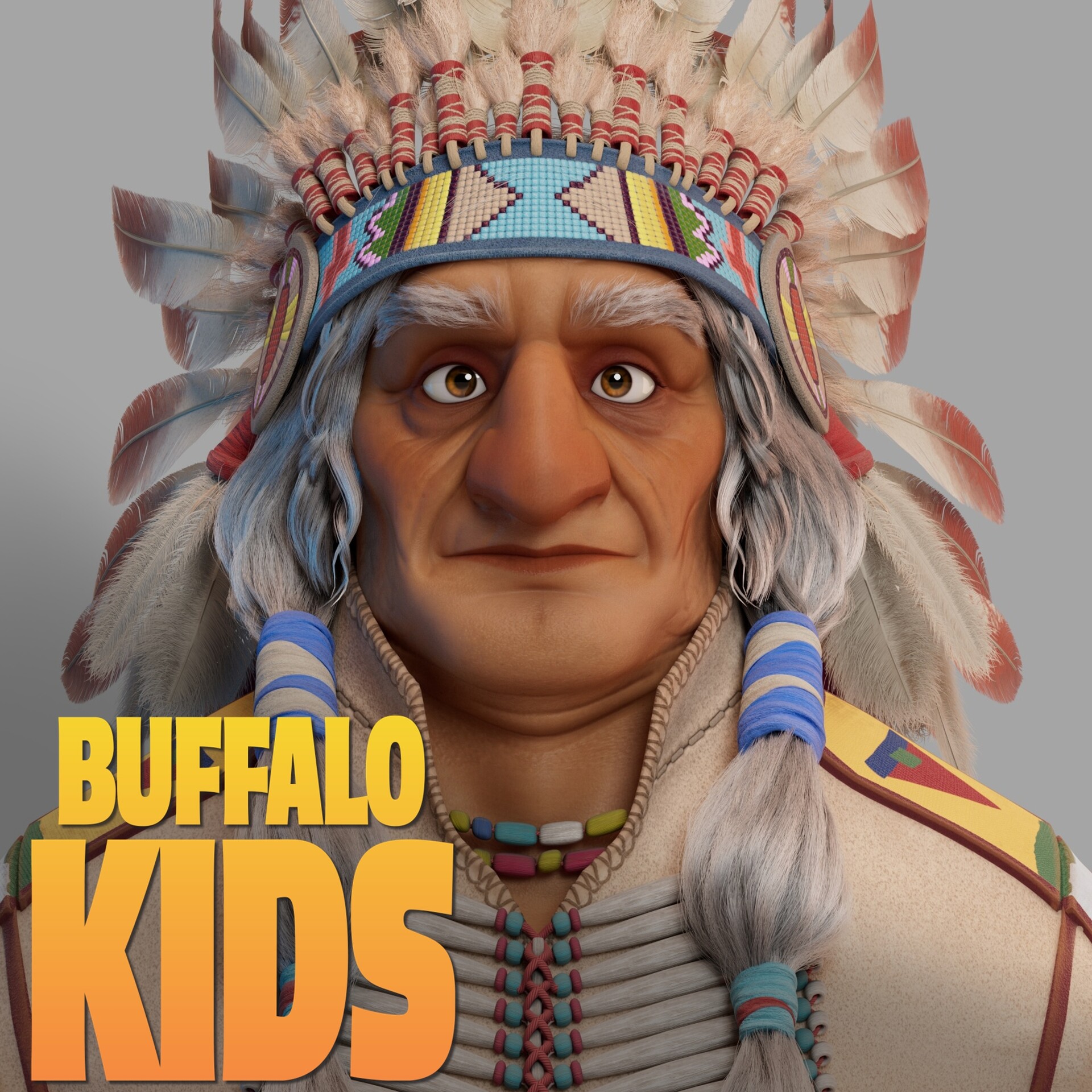 ArtStation - Yellow Wolf - Buffalo Kids