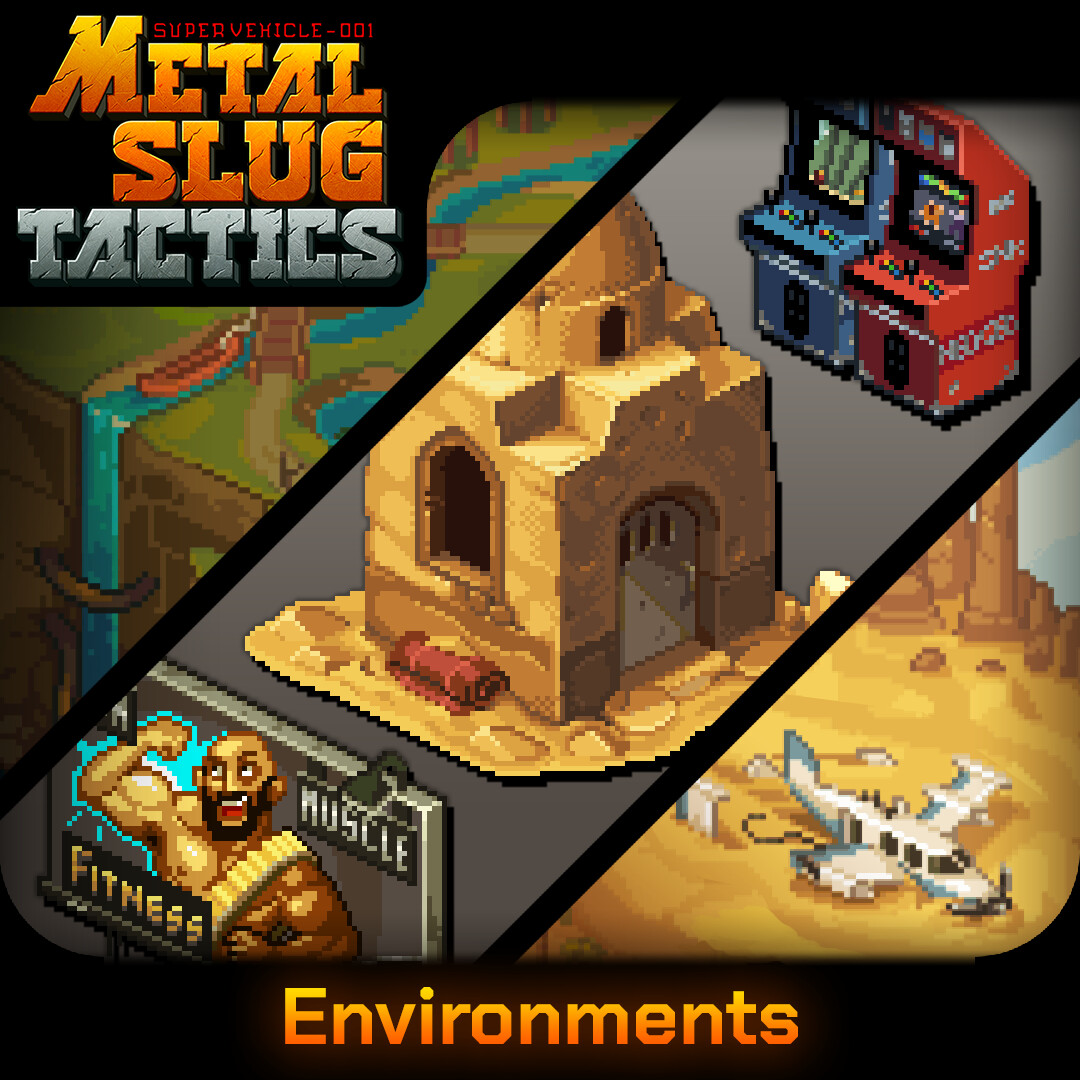 ArtStation - Metal Slug Tactics - Environments