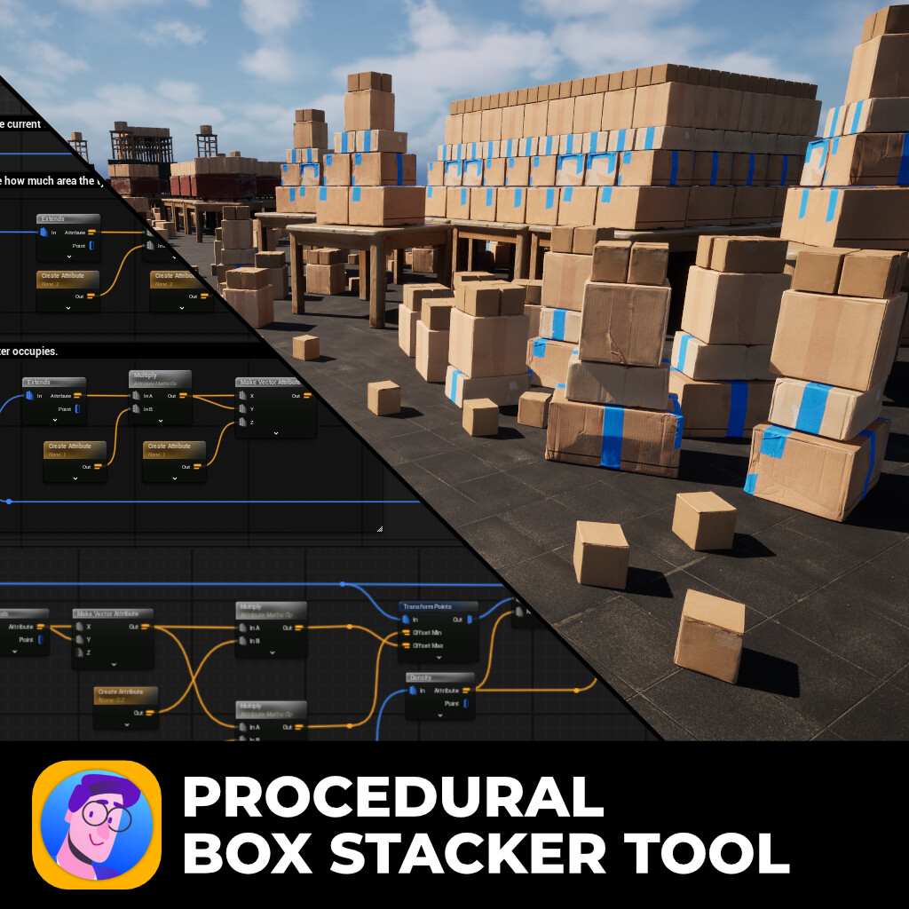 ArtStation - PCG - THE BOX STACKER