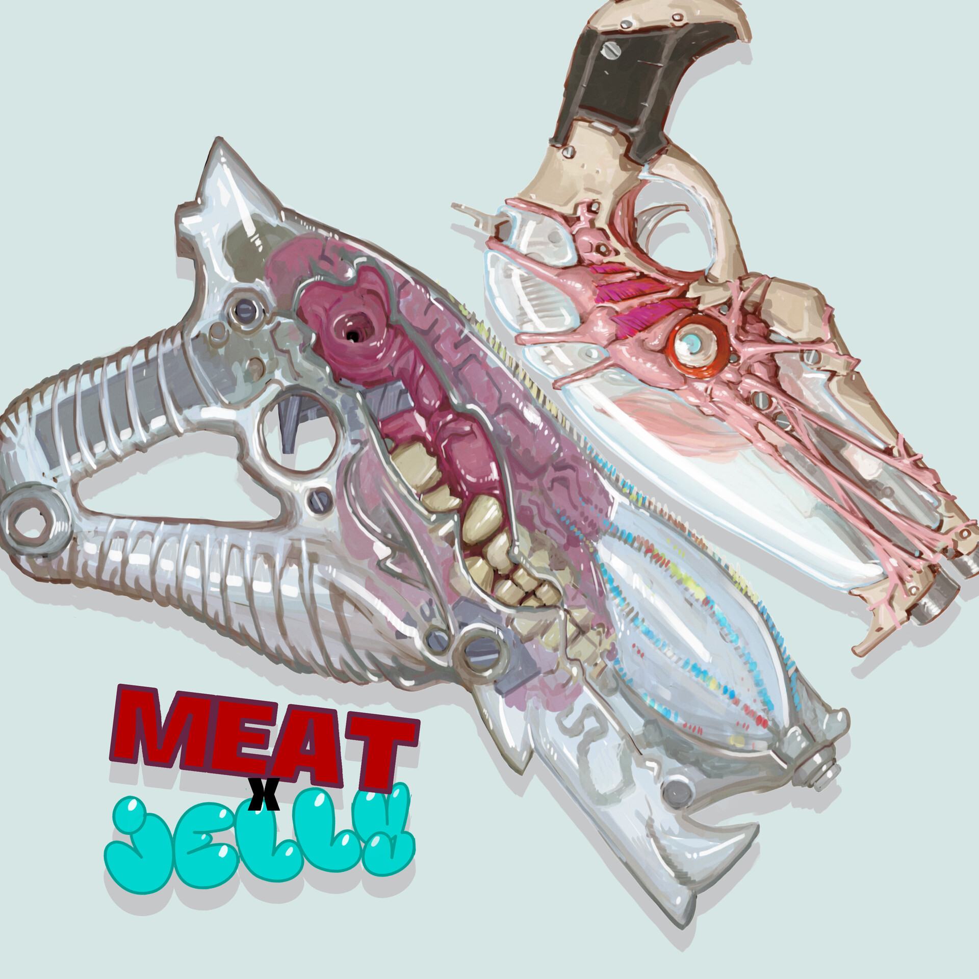 ArtStation - Meat X Jelly Guns