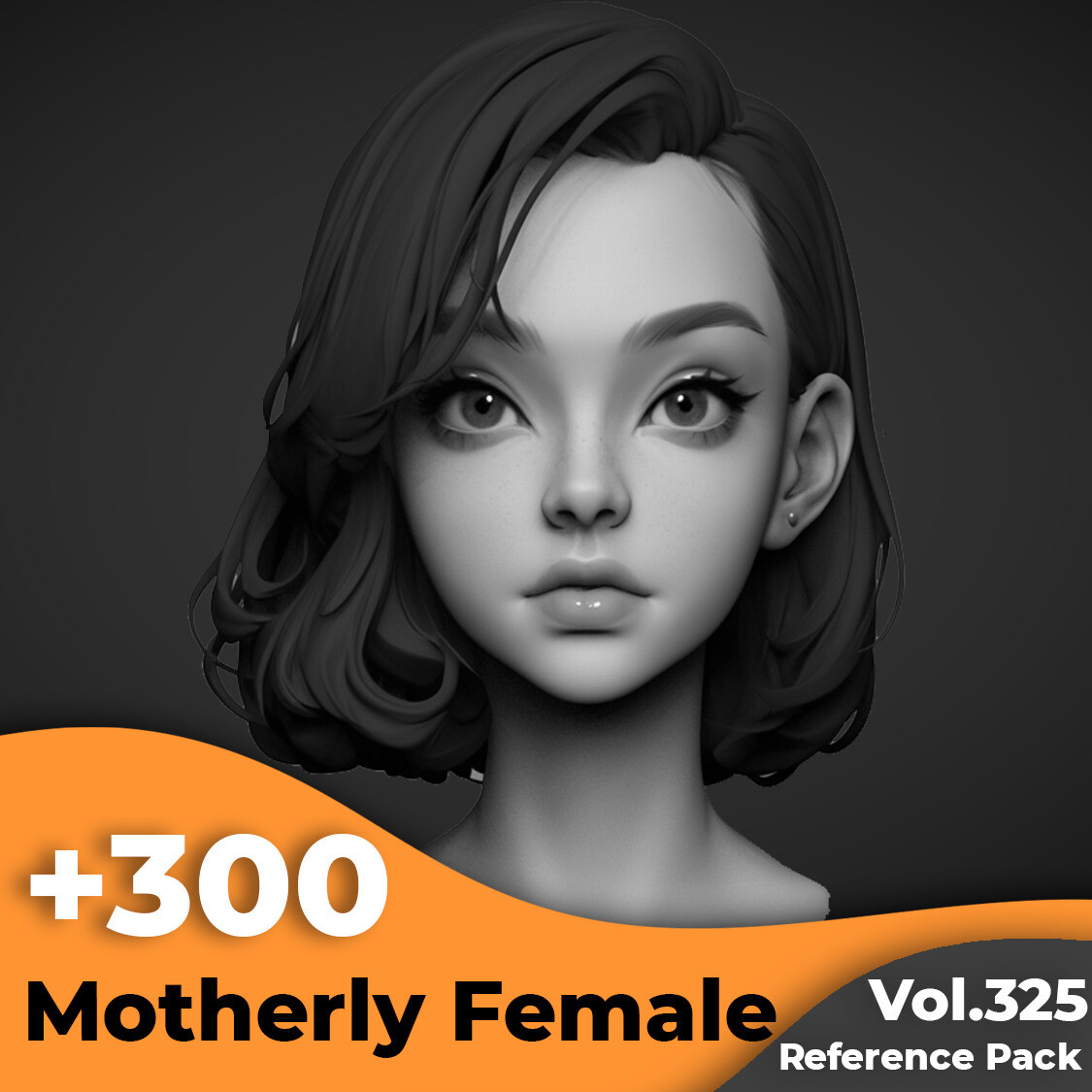 ArtStation - +300 Motherly Female Head Sculpt Reference Images(4k)