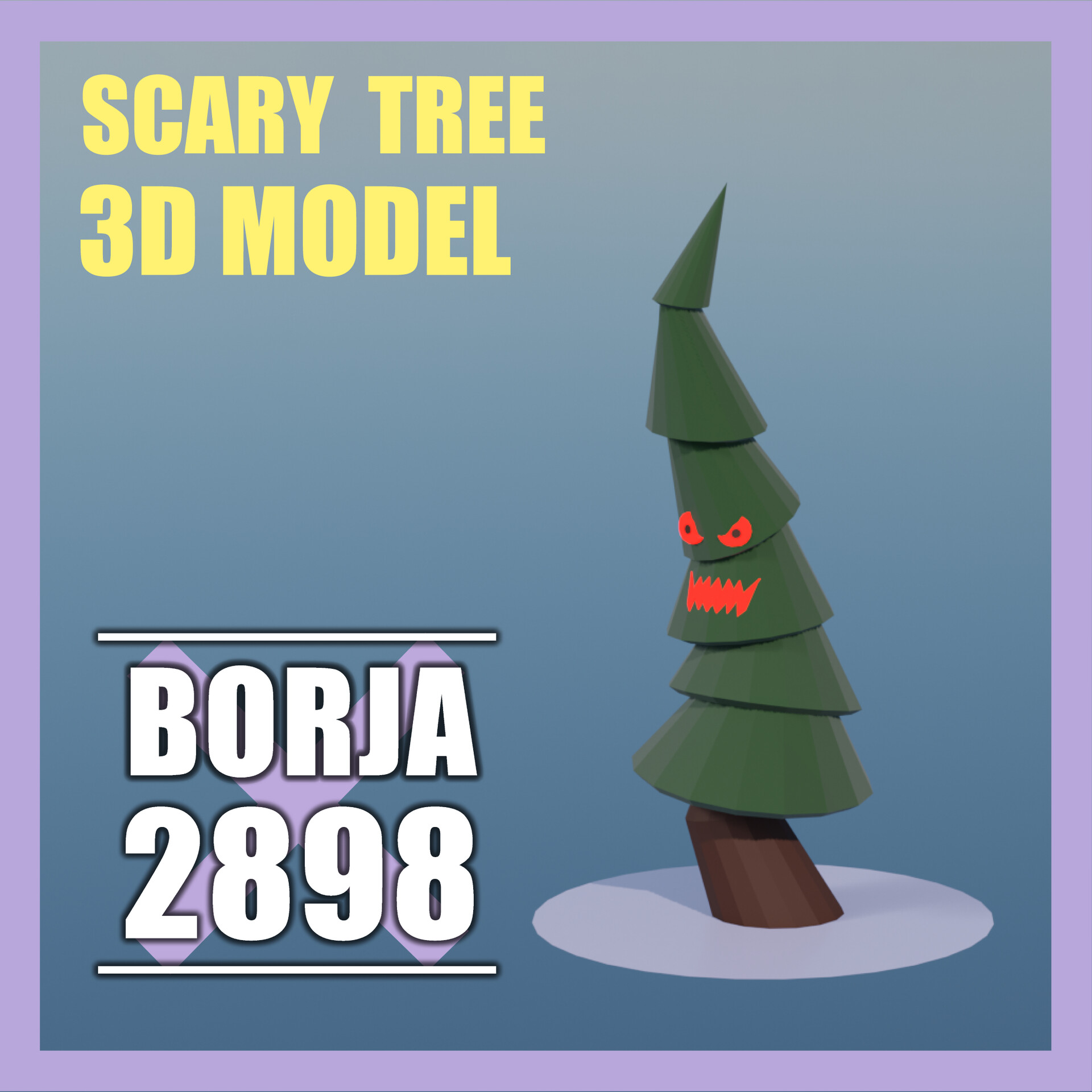 ArtStation - Scary Tree · 3D model