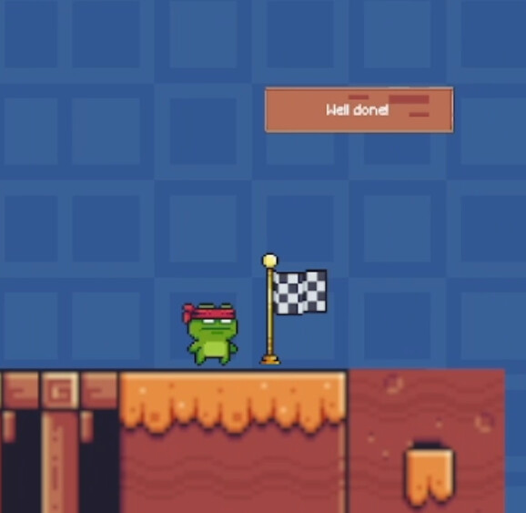 ArtStation - Simpel 2D-platform game "Ninja frog adventures"