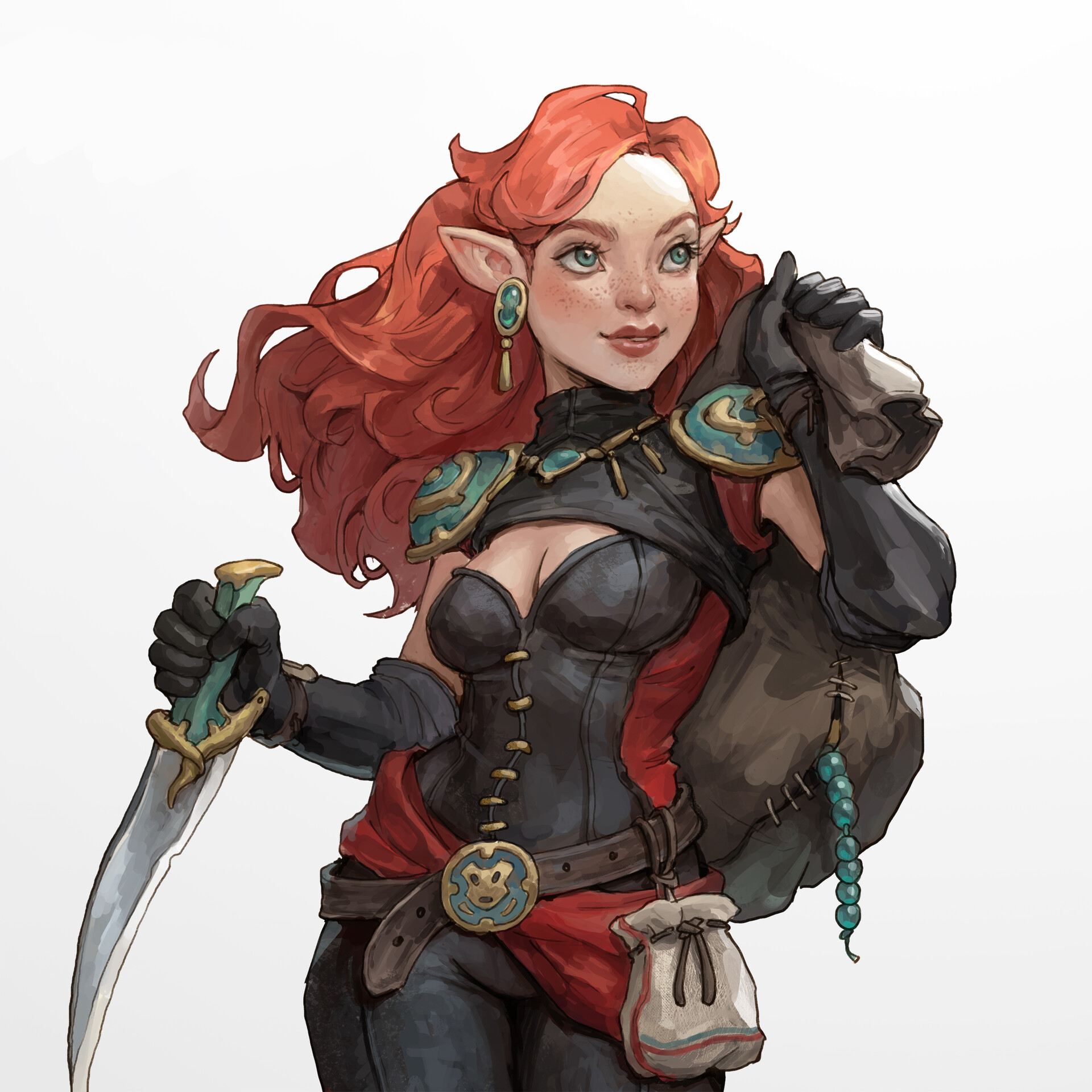 ArtStation - Halflings, Dwarves and Elves, character set