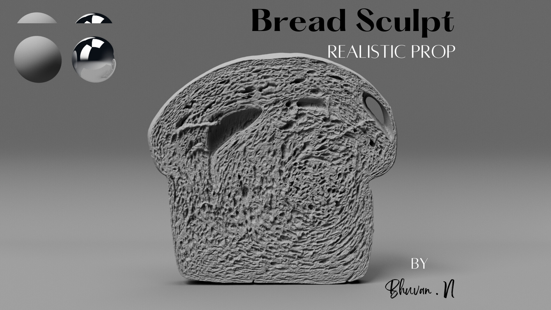 ArtStation - Bread Sculpt - ZBrush
