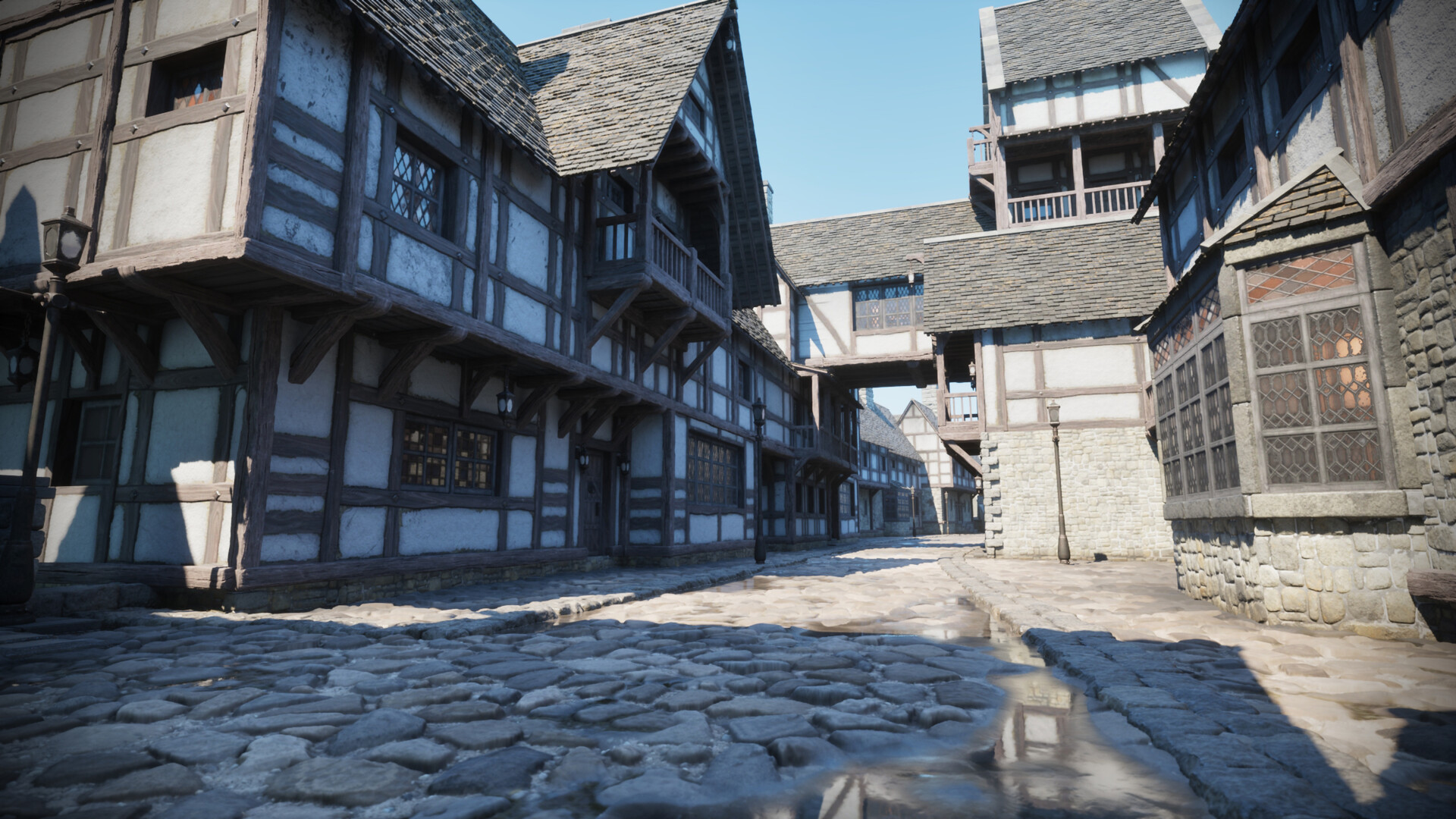 ArtStation - Modular Medieval Town on water