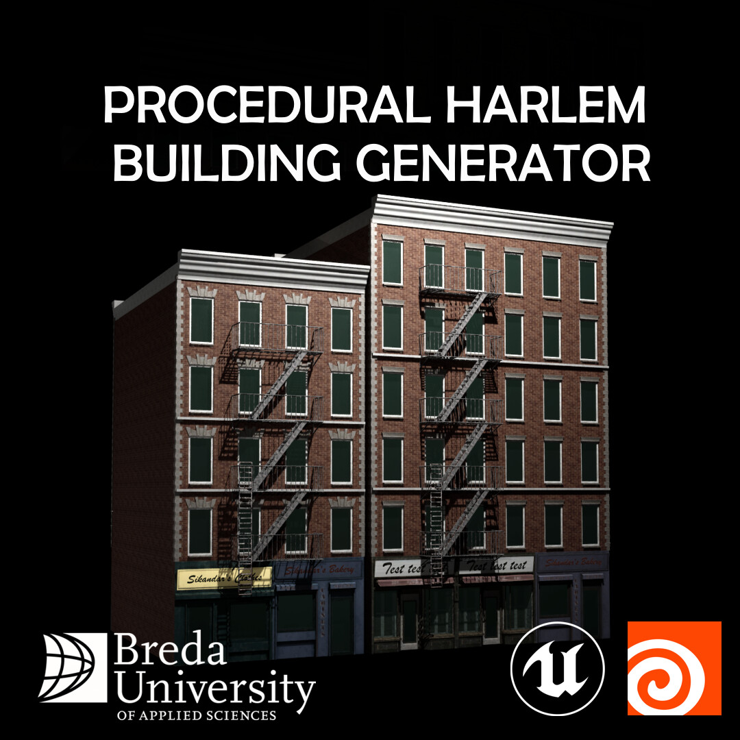 ArtStation - Harlem Building generator
