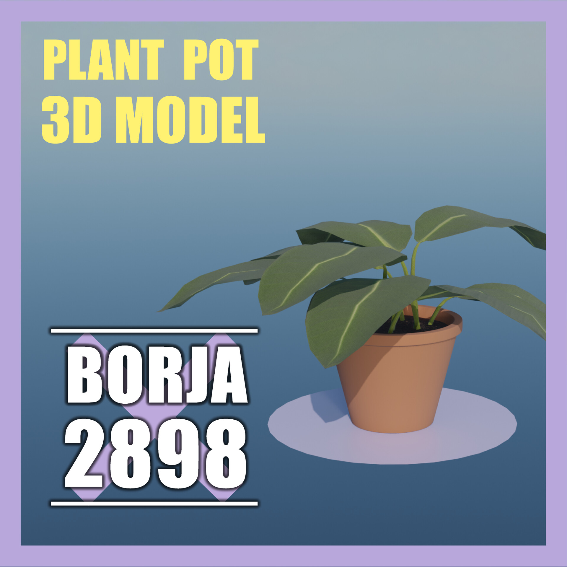 ArtStation - Plant Pot · 3D Model