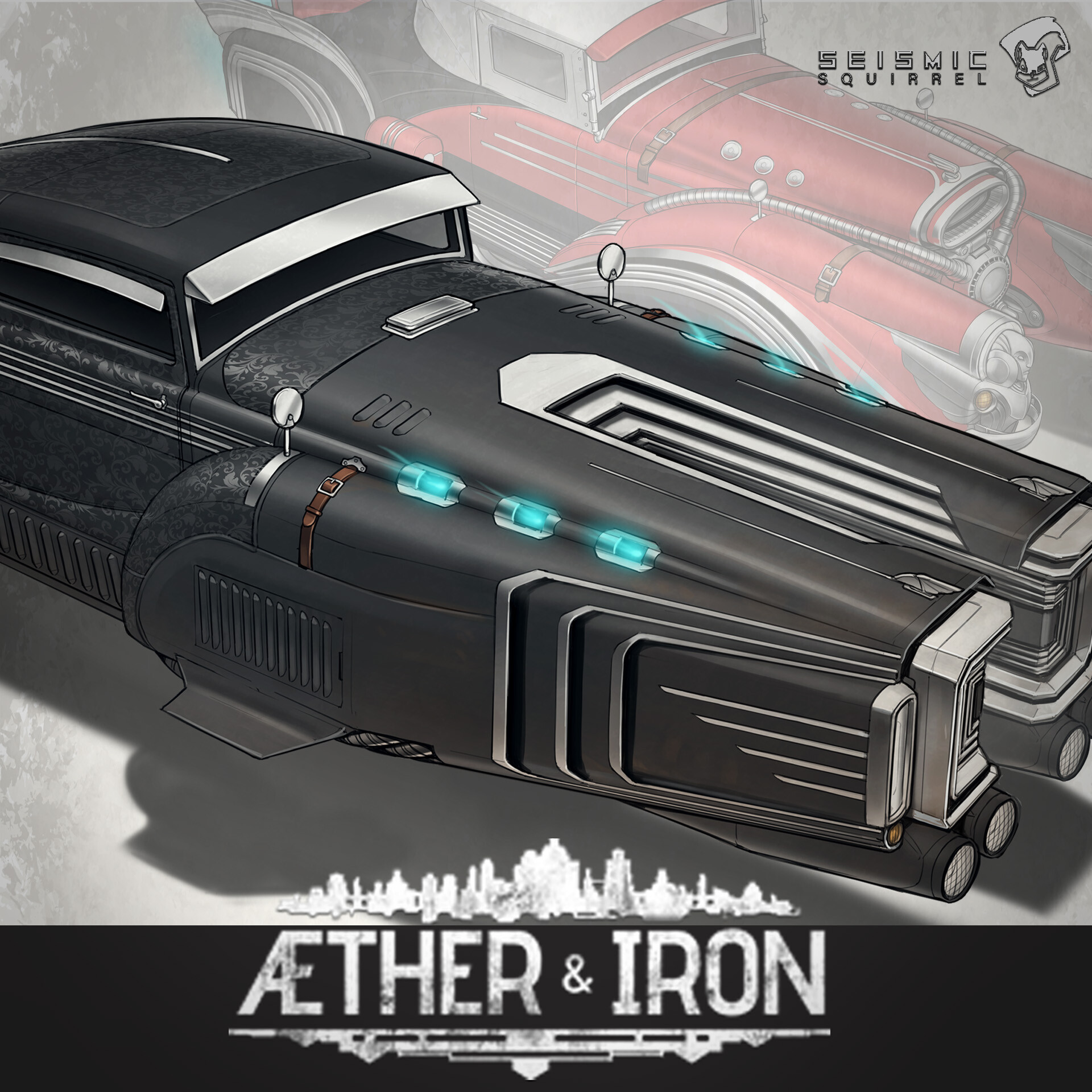 ArtStation - Aether and Iron Car Sketches