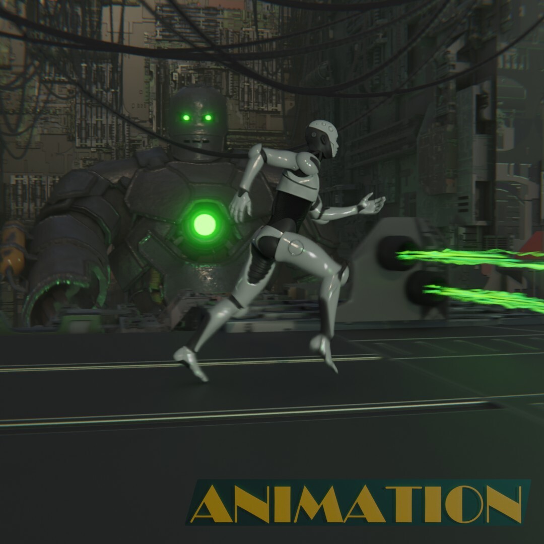 ArtStation - Run robo, run