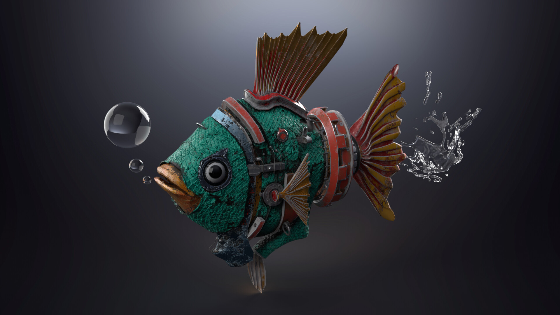 ArtStation - IRON FISH- HYPER REALISTIC