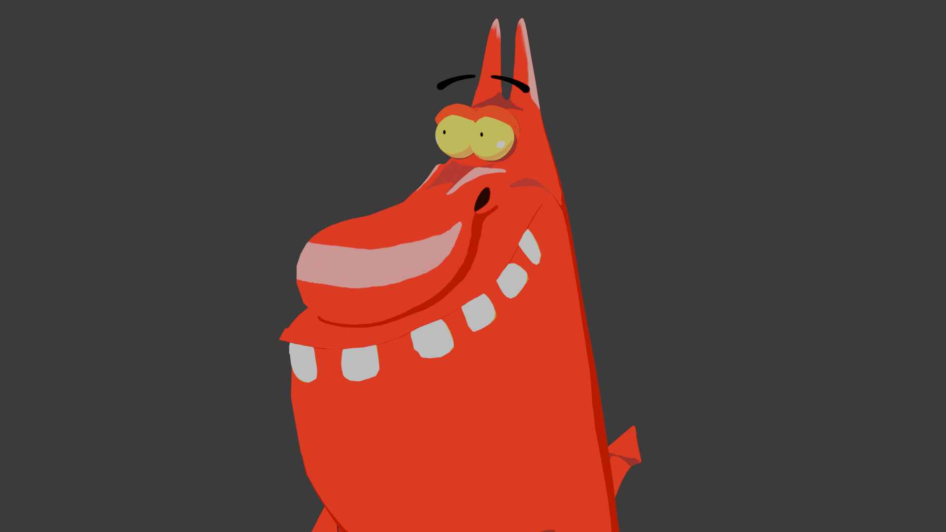 ArtStation - Red Guy - Cow And Chicken