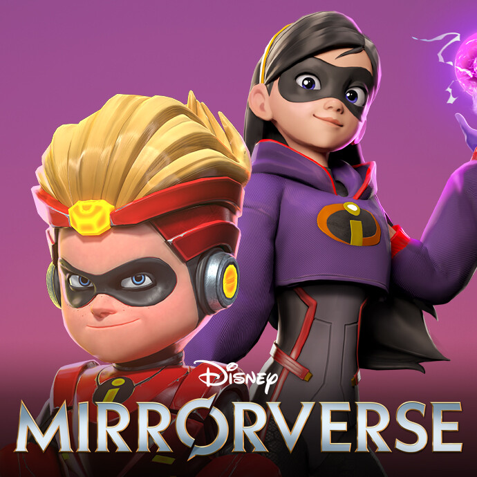 ArtStation - Violet and Dash - Disney Mirrorverse