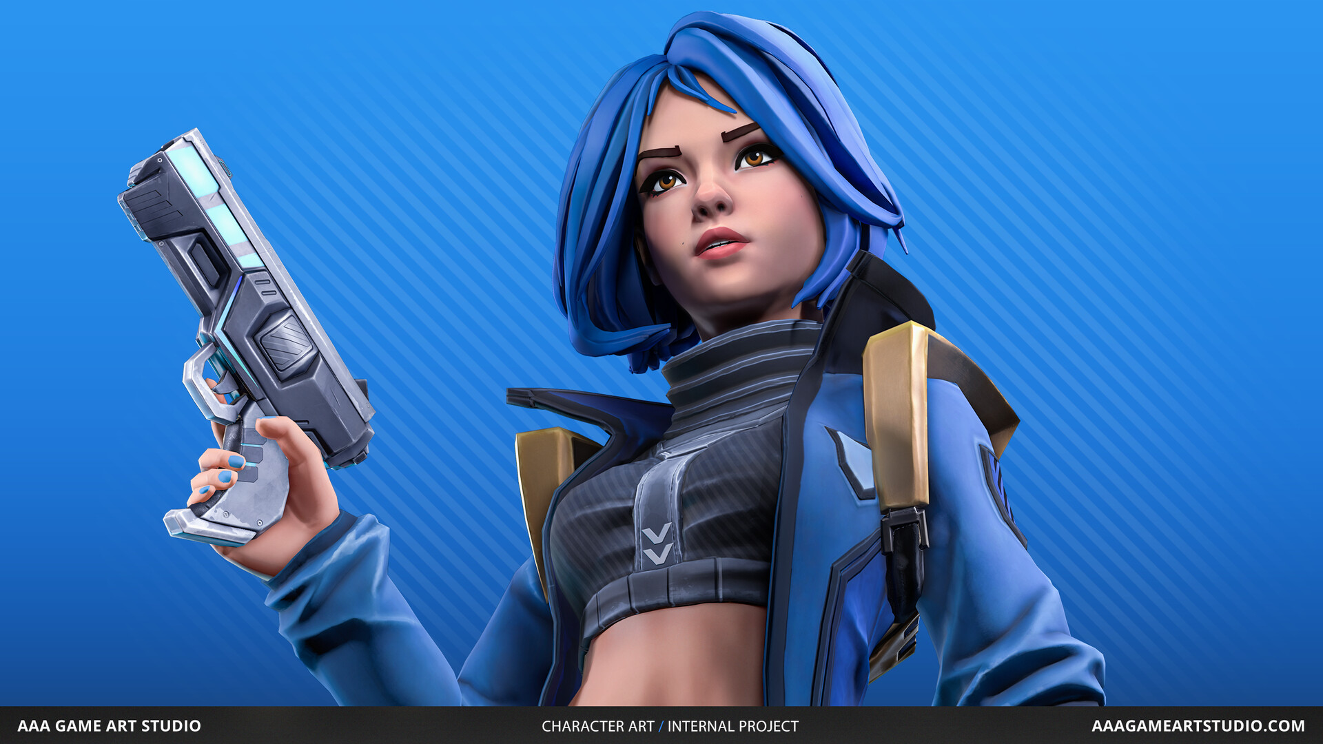 ArtStation - Gravity, stylized 3D AAA character