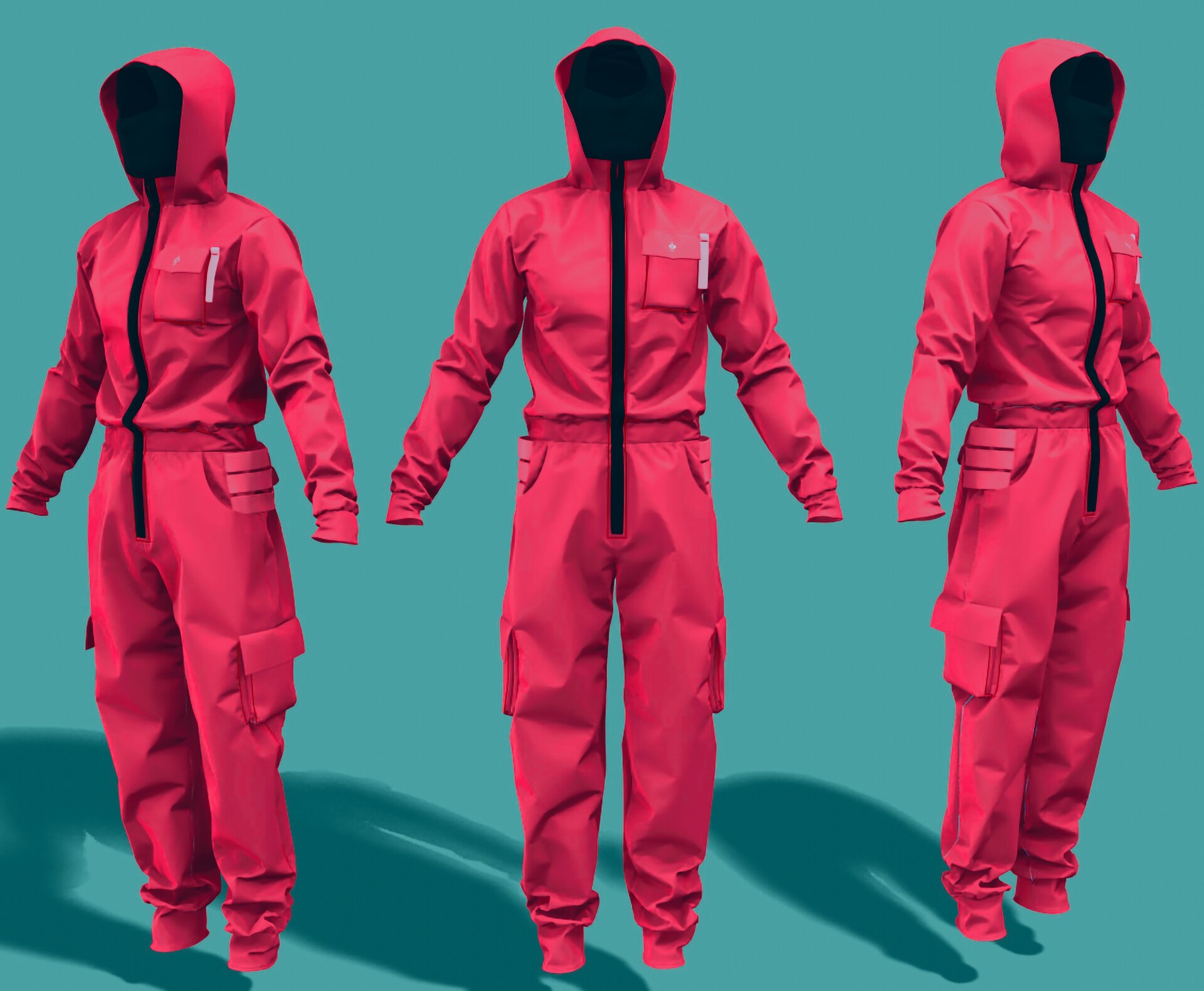 ArtStation - Squid Game Guard Outfit